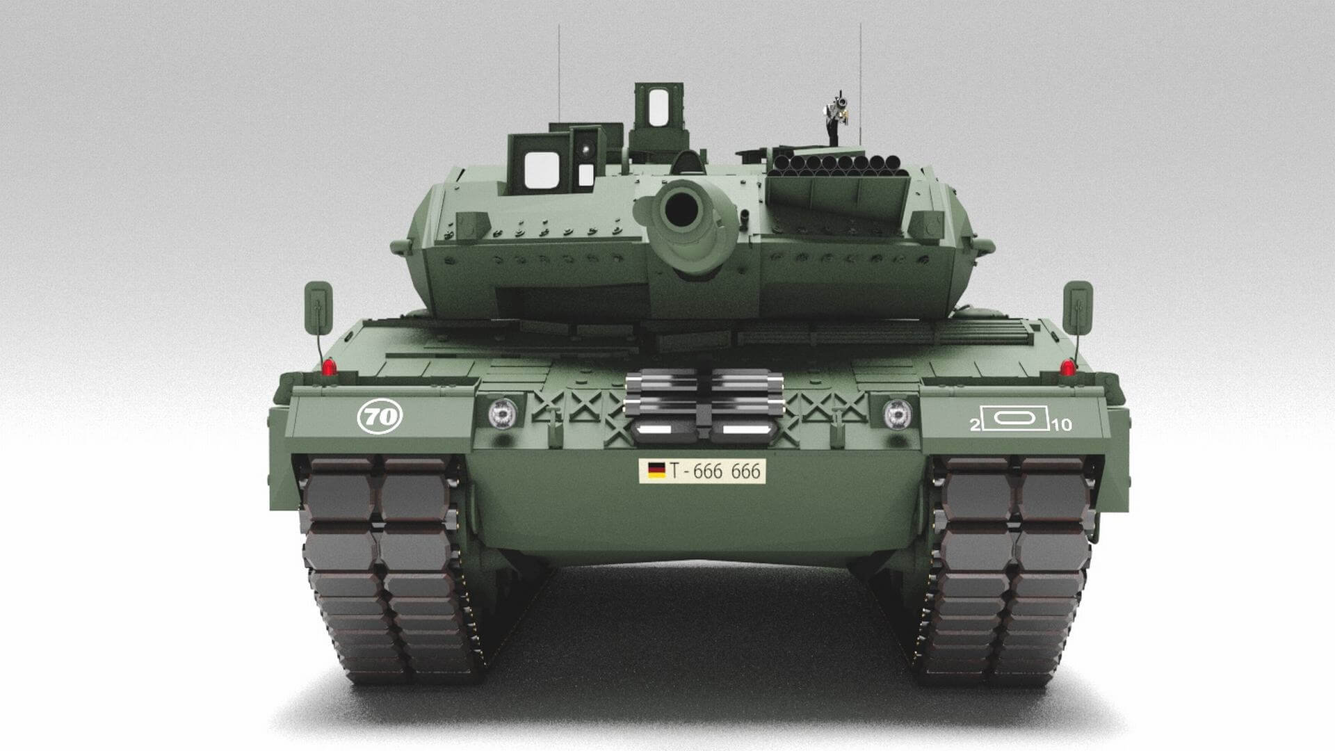 Tank Leopard 2A6 - 3D Model by ferhatkose19