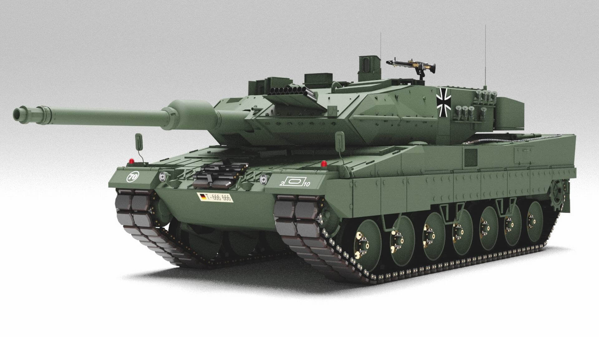 Tank Leopard 2A6 - 3D Model by ferhatkose19