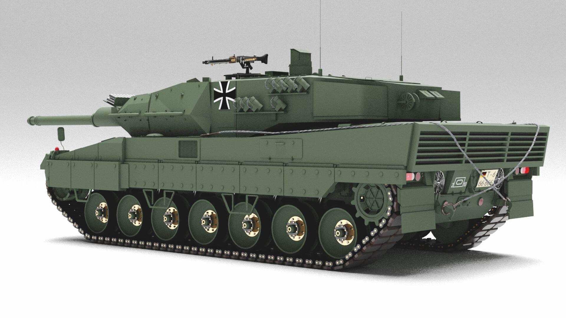 Tank Leopard 2A6 - 3D Model by ferhatkose19