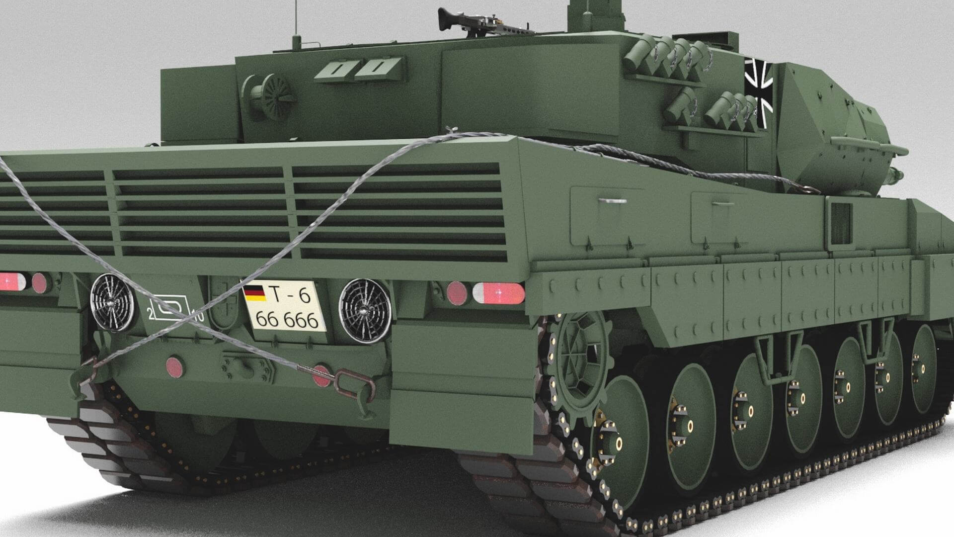 Tank Leopard 2A6 - 3D Model by ferhatkose19