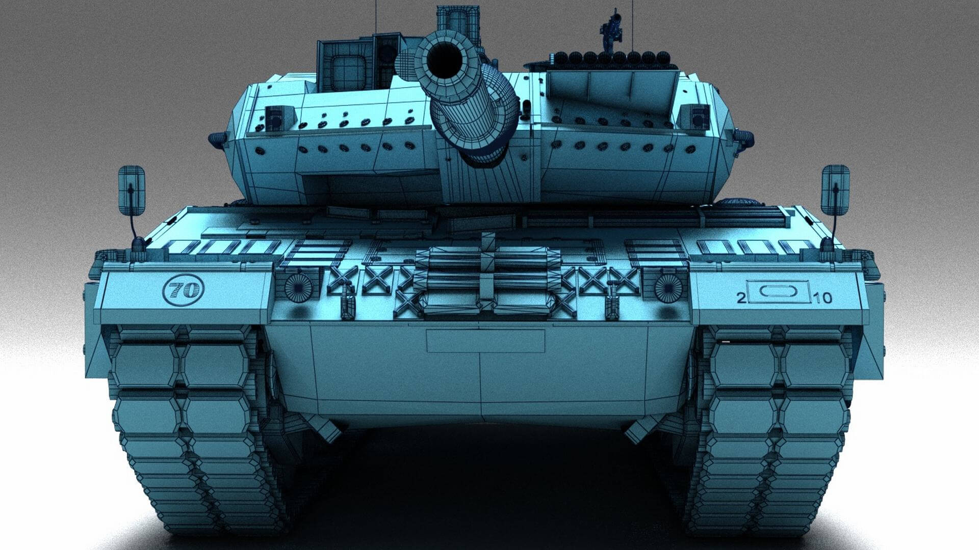 Tank Leopard 2A6 - 3D Model by ferhatkose19