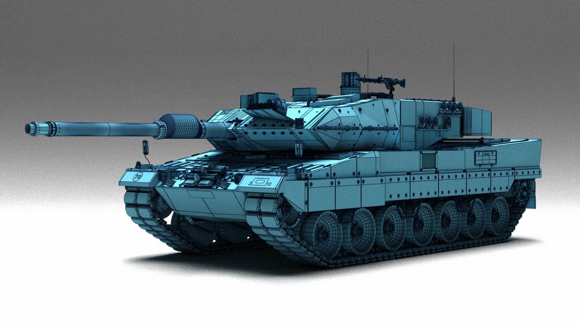 Tank Leopard 2A6 - 3D Model by ferhatkose19