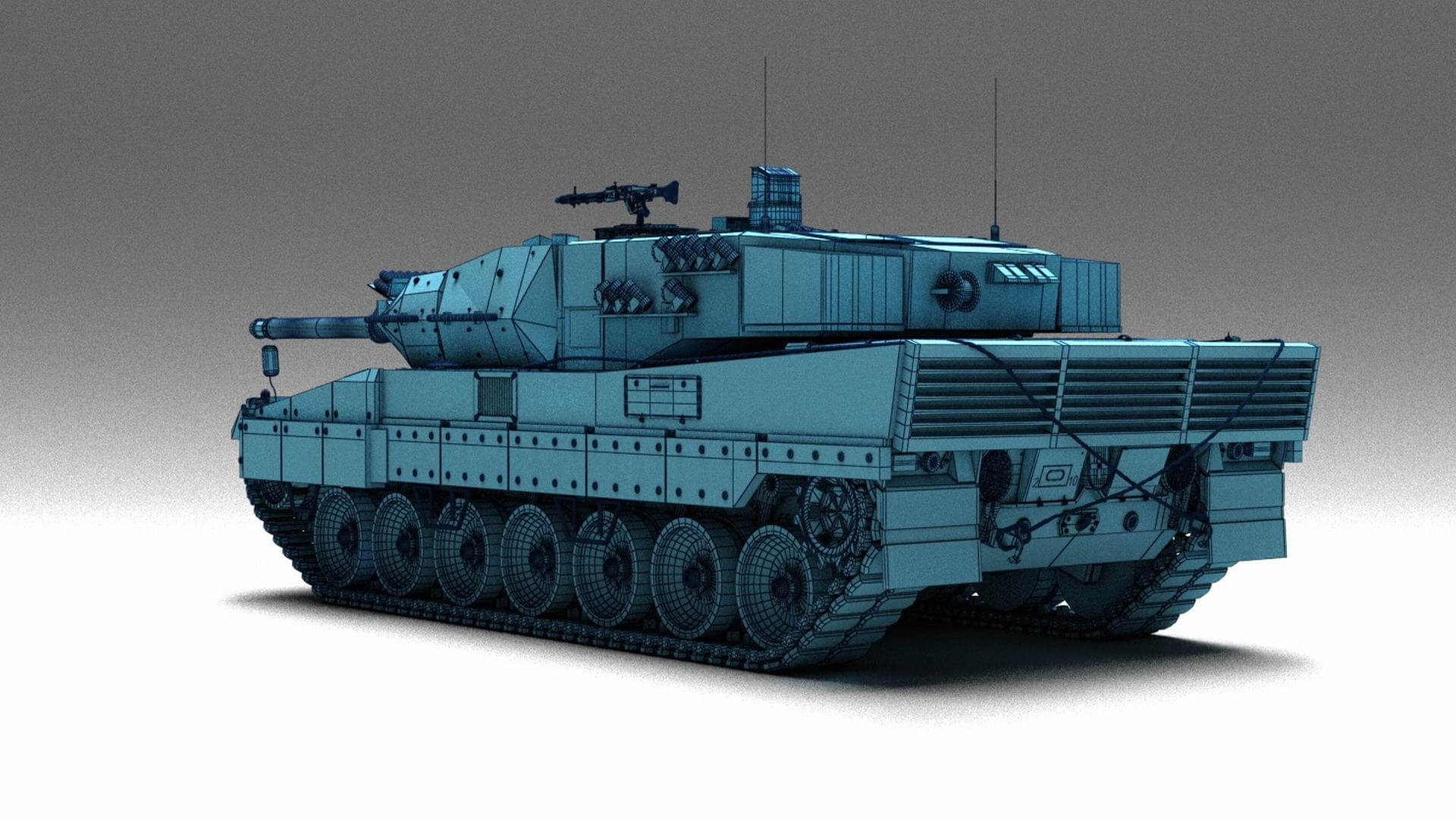 Tank Leopard 2A6 - 3D Model by ferhatkose19
