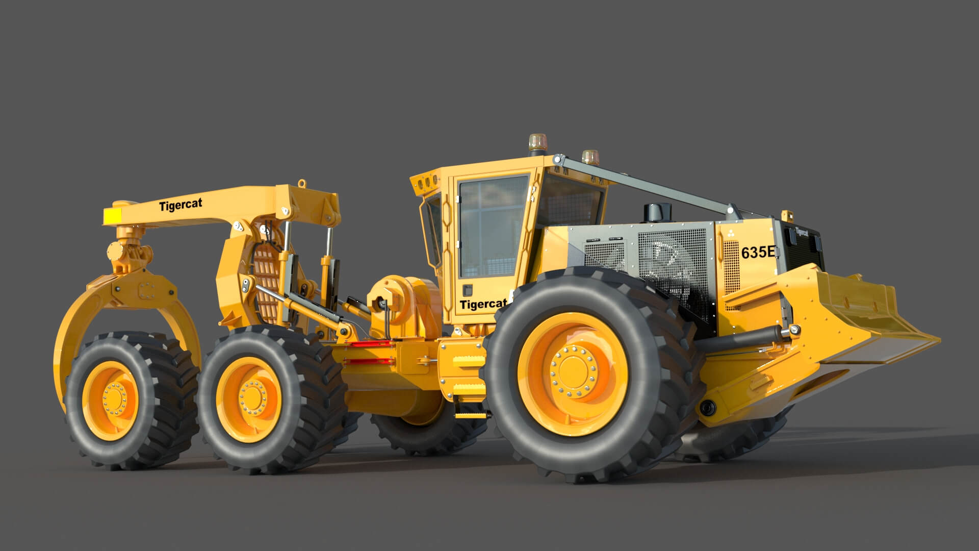 Tigercat Skidder Forestry Loader 635E - 3D Model by ferhatkose19