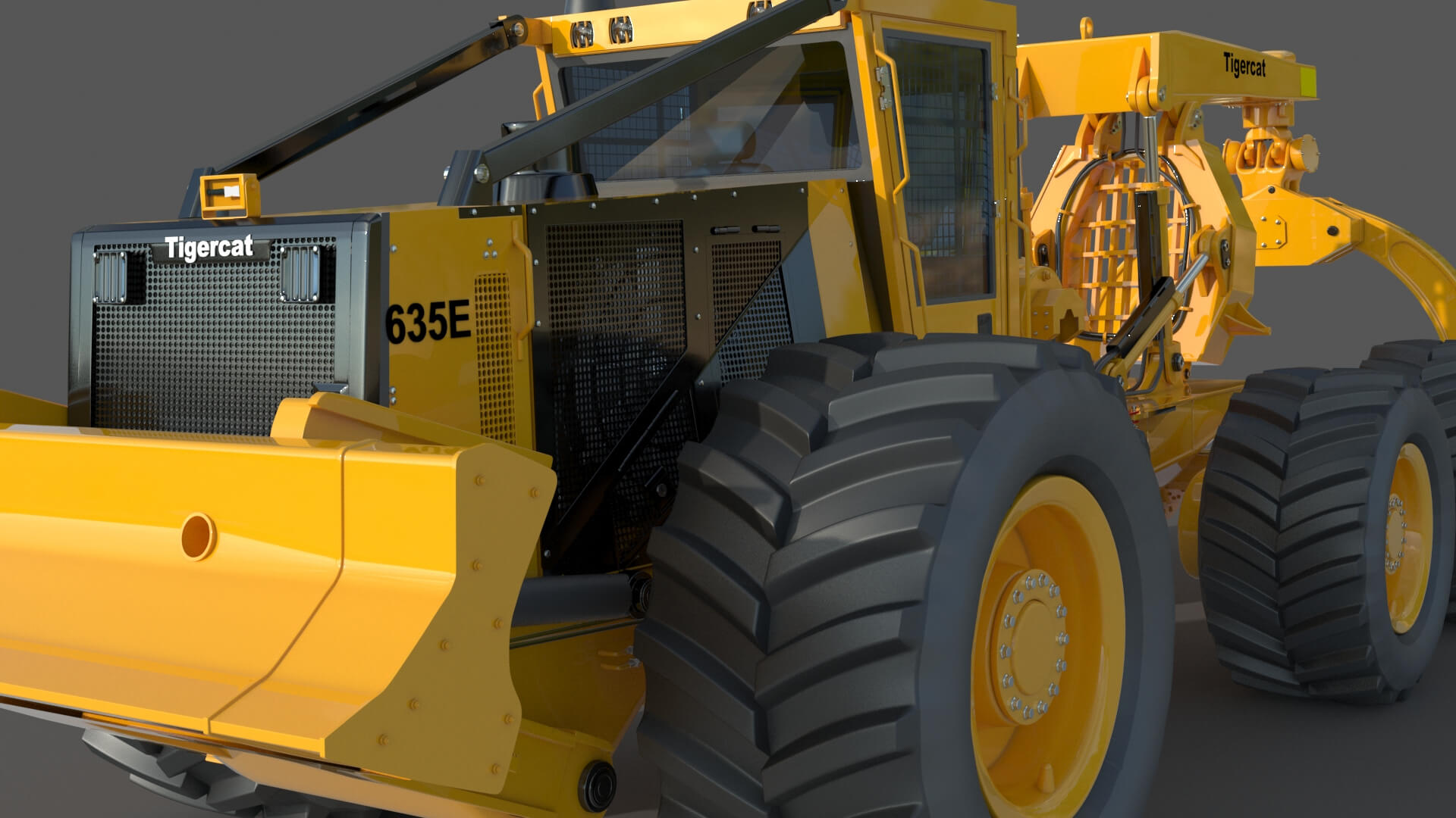 Tigercat Skidder Forestry Loader 635E - 3D Model by ferhatkose19