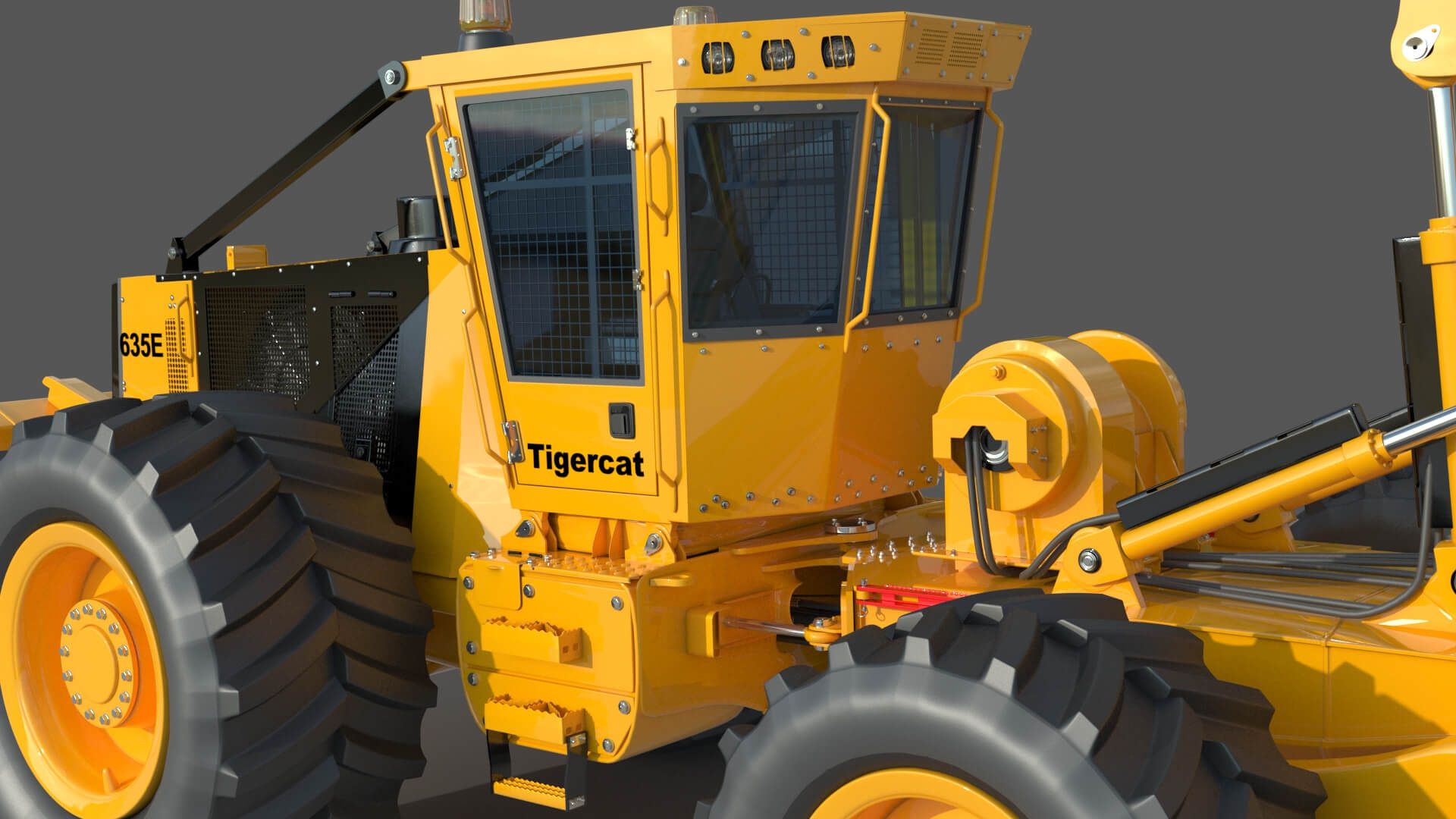 Tigercat Skidder Forestry Loader 635E - 3D Model by ferhatkose19