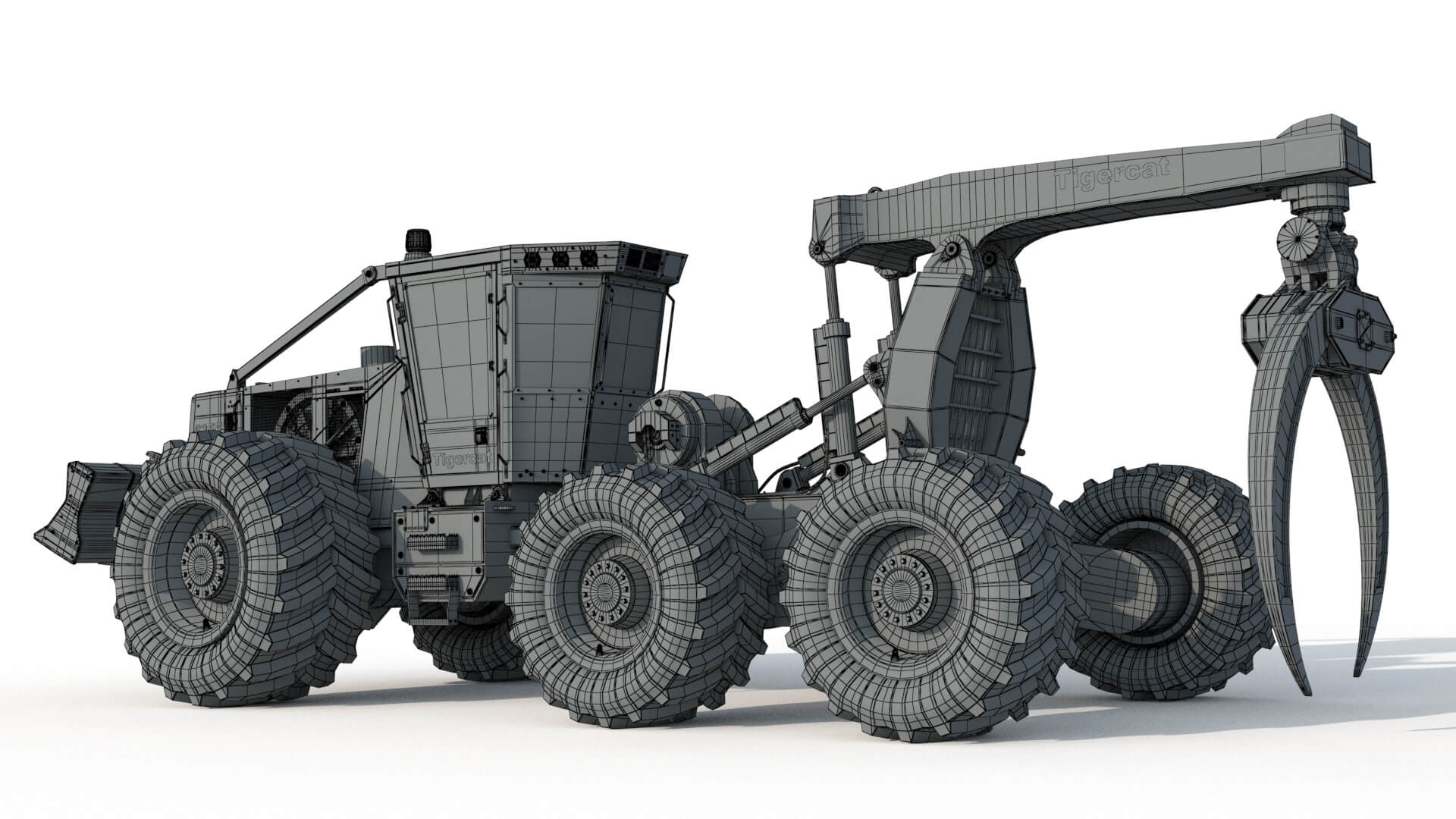 Tigercat Skidder Forestry Loader 635E - 3D Model by ferhatkose19