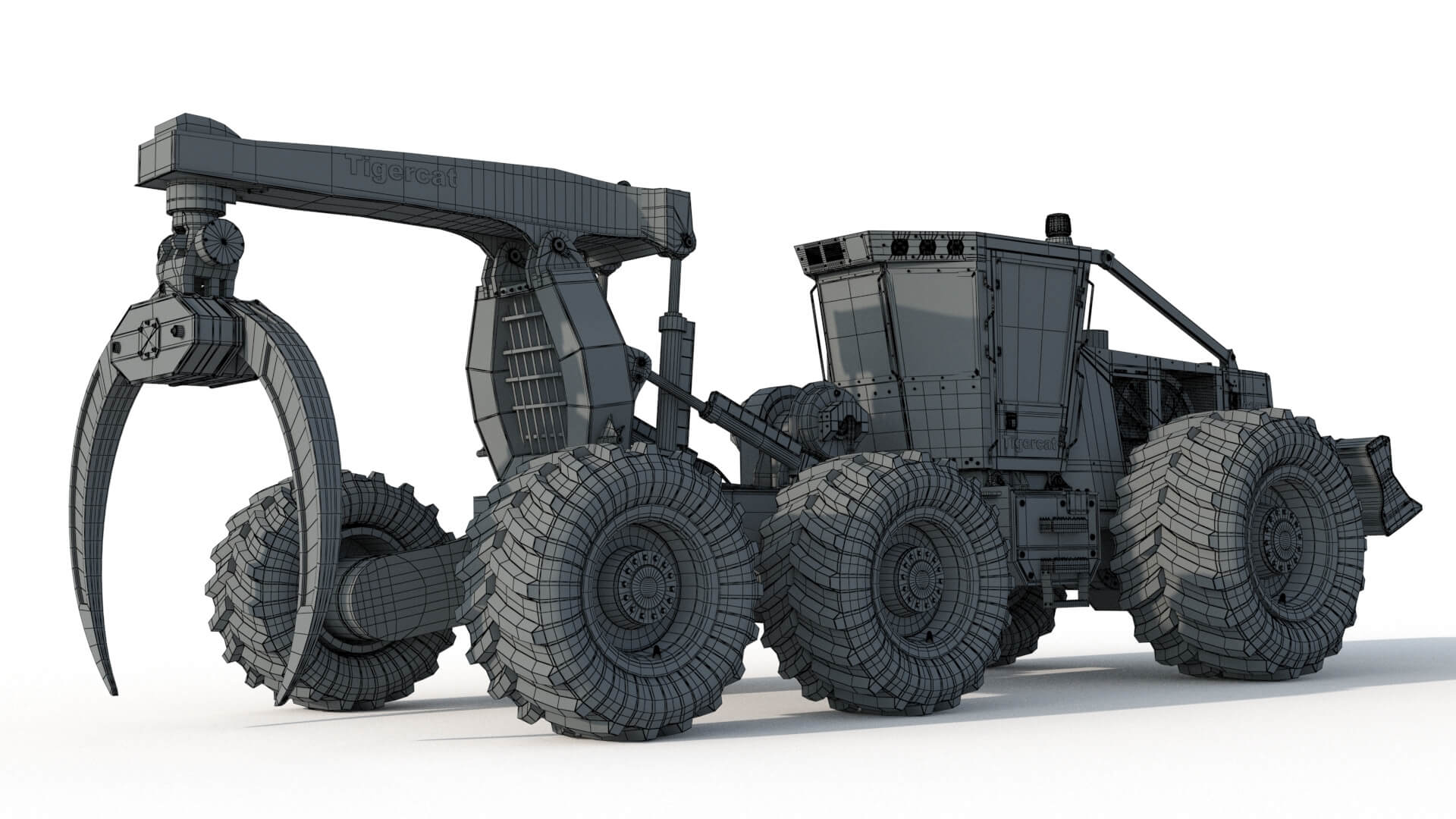 Tigercat Skidder Forestry Loader 635E - 3D Model by ferhatkose19