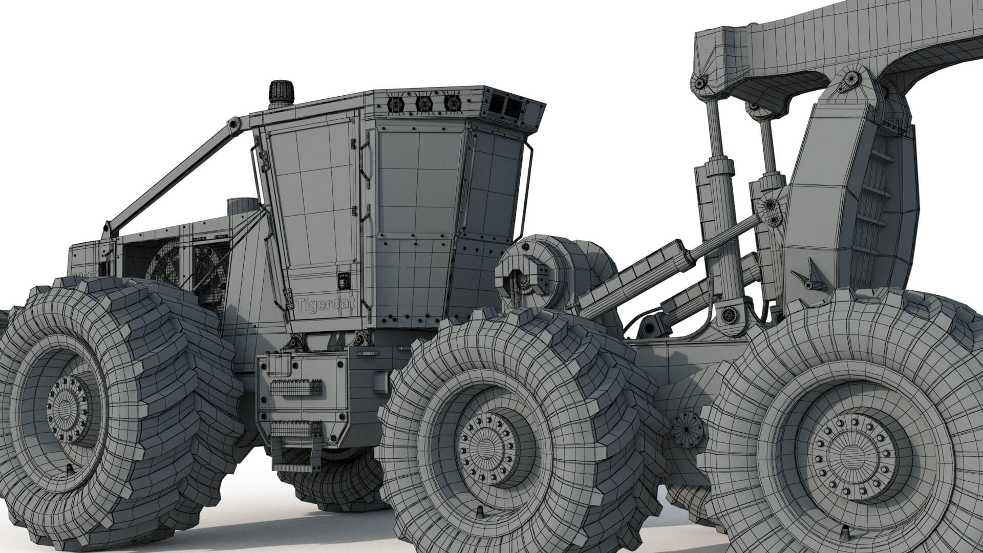 Tigercat Skidder Forestry Loader 635E - 3D Model by ferhatkose19