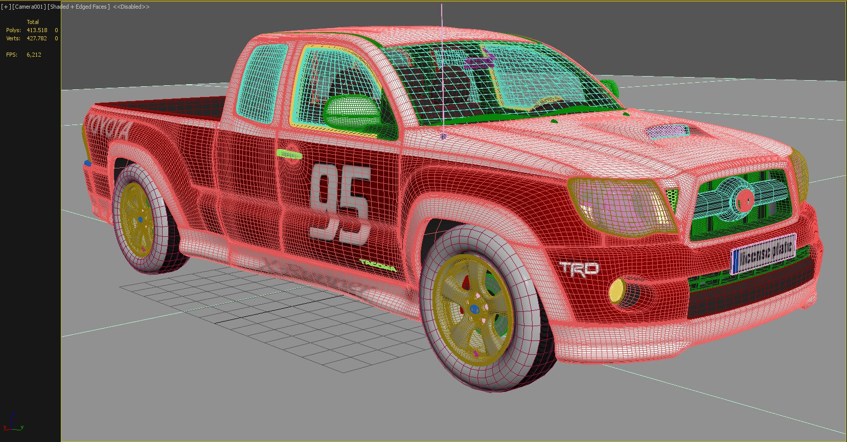 Toyota Tacoma XRunner TRD 2012 - 3D Model by ferhatkose19