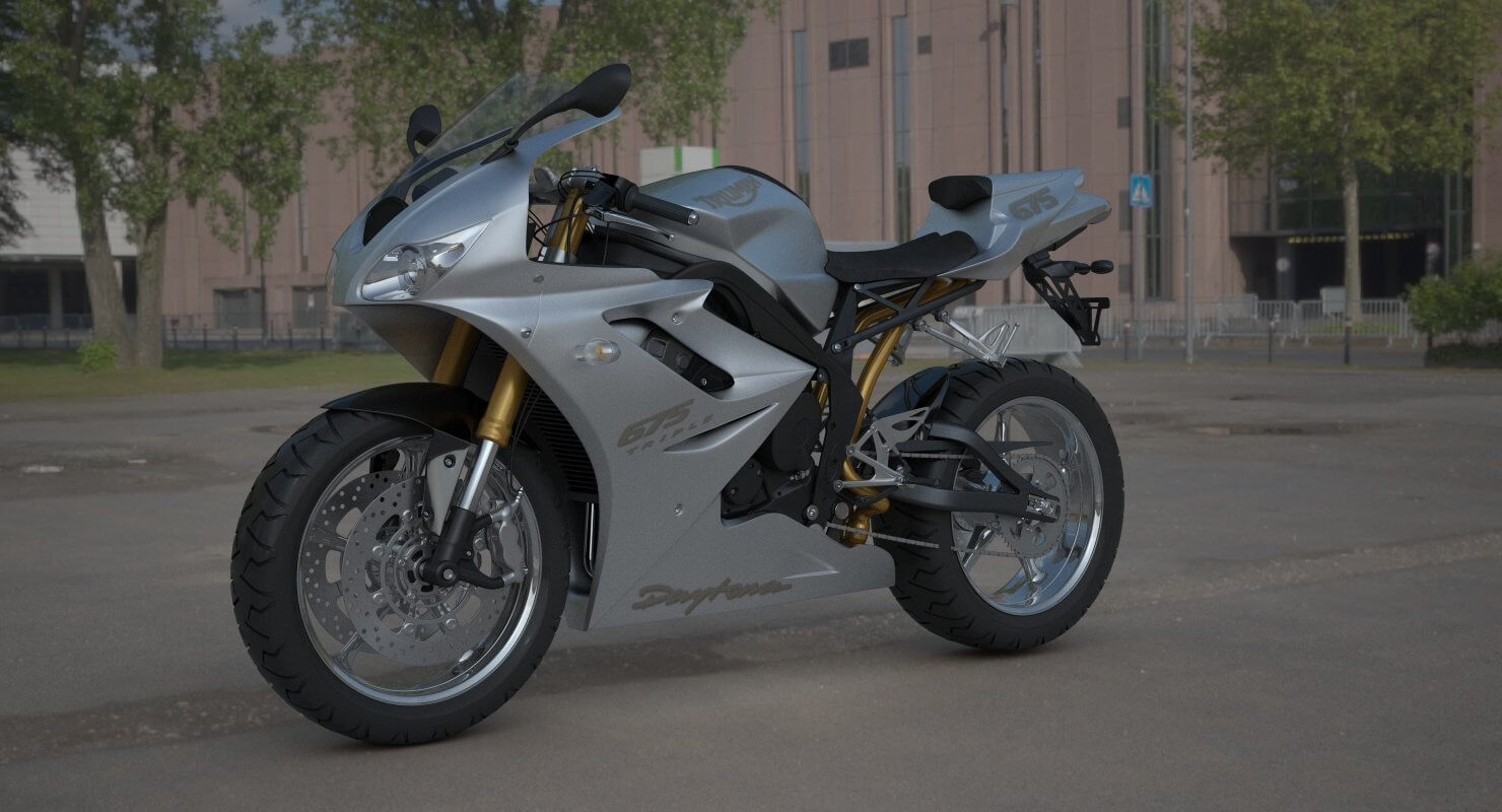 Triumph Daytona 675 Motorcycle - 3D Model by ferhatkose19