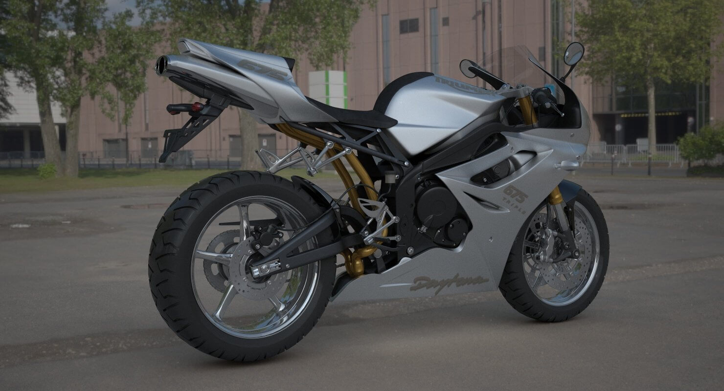 Triumph Daytona 675 Motorcycle - 3D Model by ferhatkose19