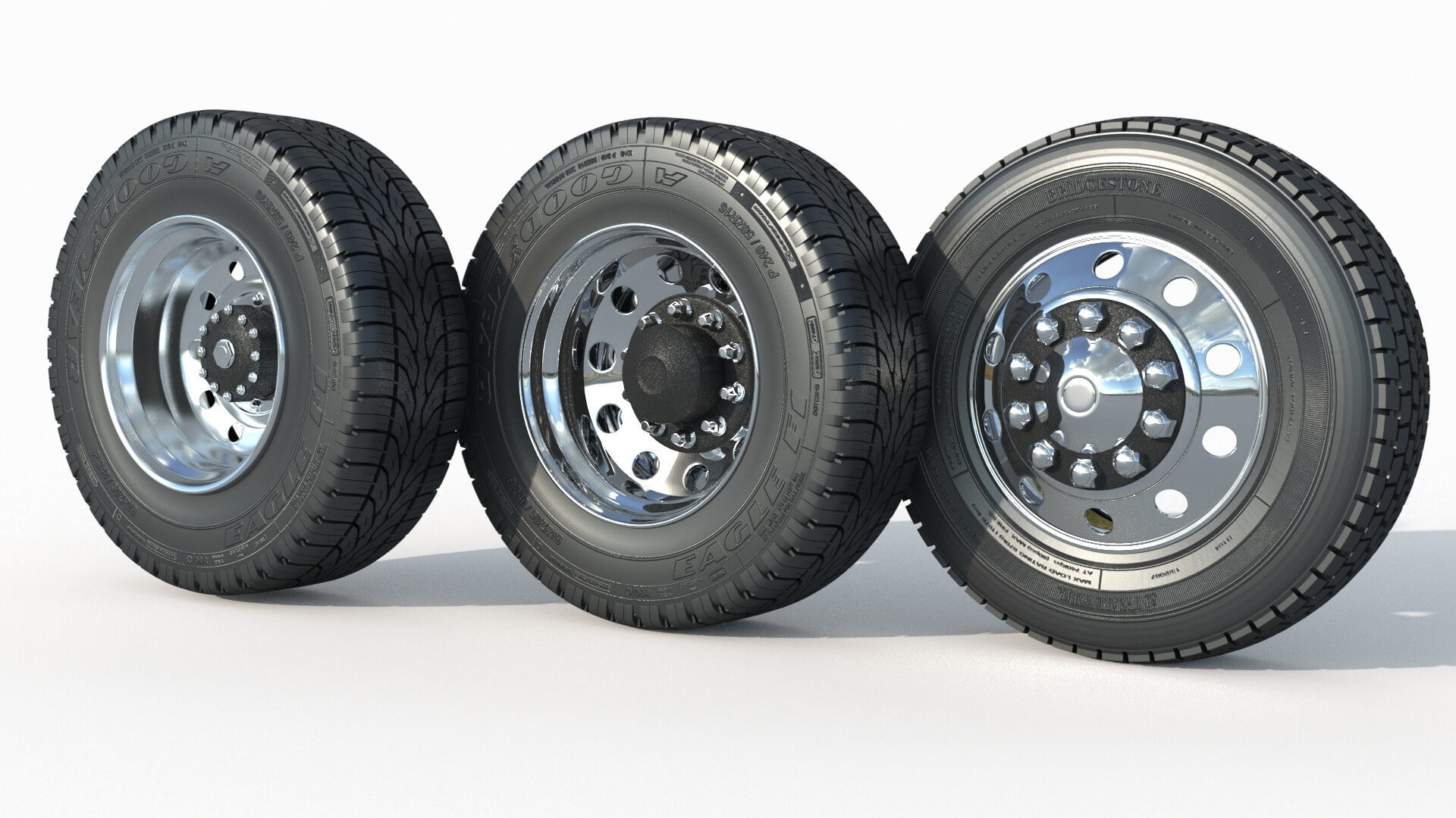 Truck Wheel 03 - 3D Model by ferhatkose19