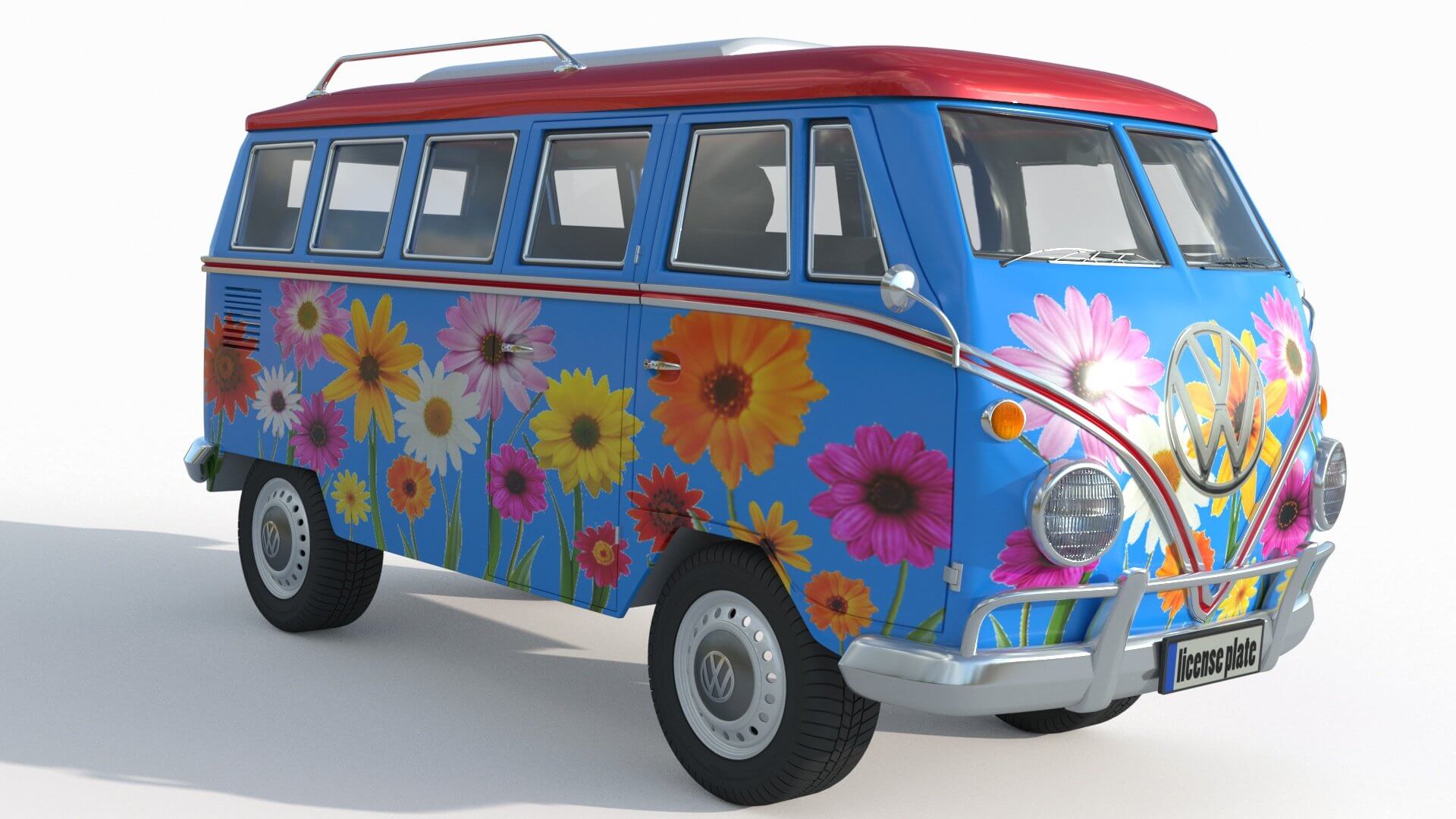 Volkswagen 1974 T1 Transporter - 3D Model by ferhatkose19