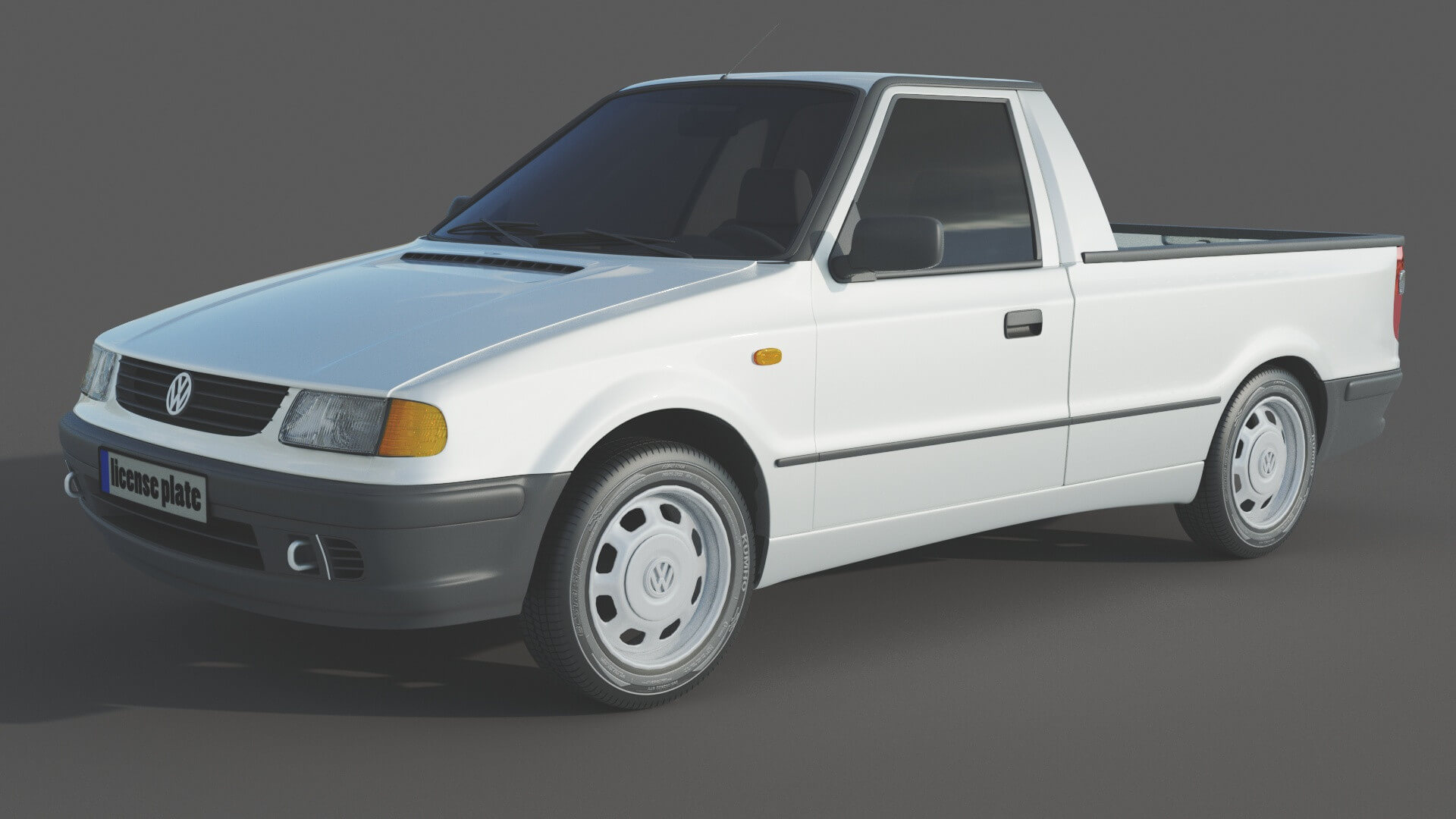 Volkswagen Caddy Pickup MK2 - 3D Model by ferhatkose19