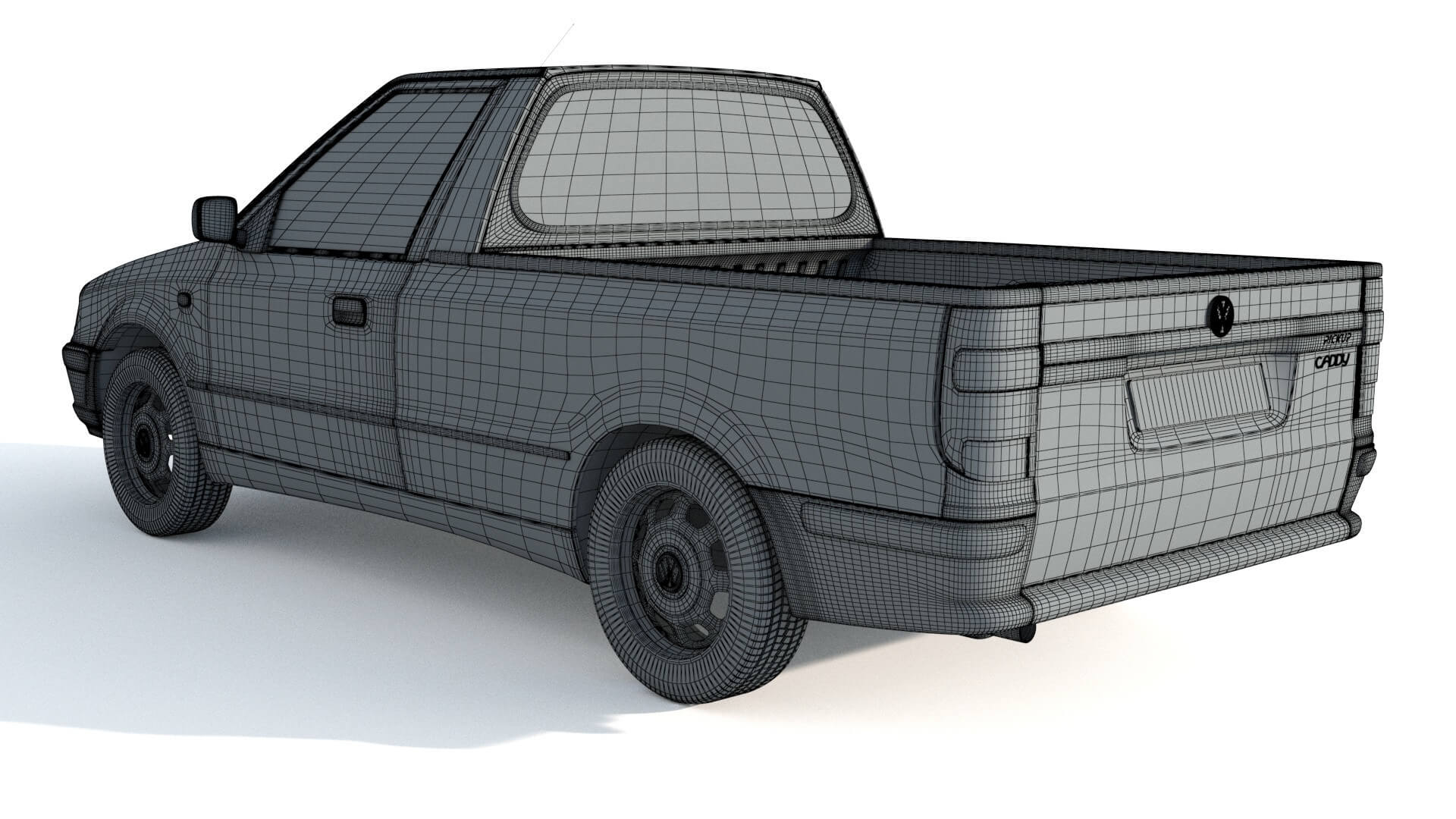 Volkswagen Caddy Pickup MK2 - 3D Model by ferhatkose19