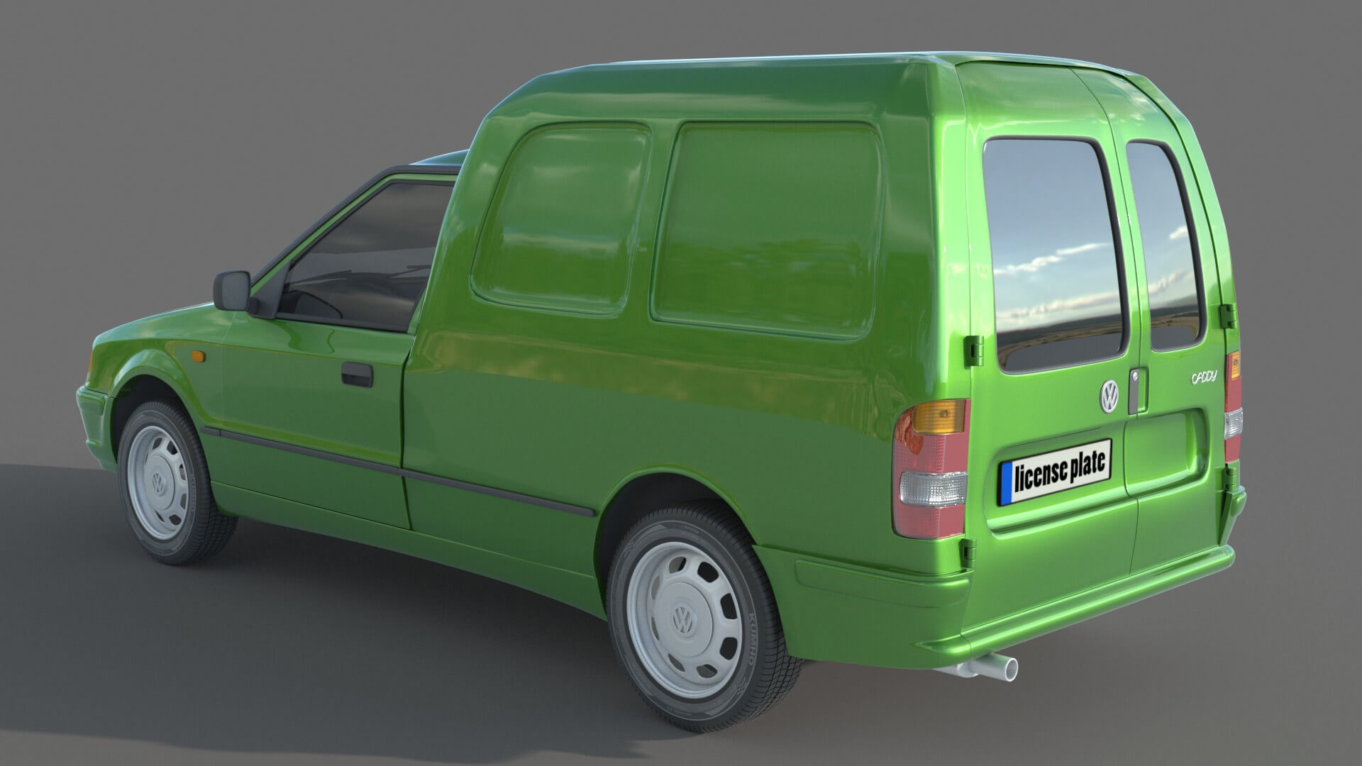 Volkswagen Caddy Van MK2 - 3D Model by ferhatkose19
