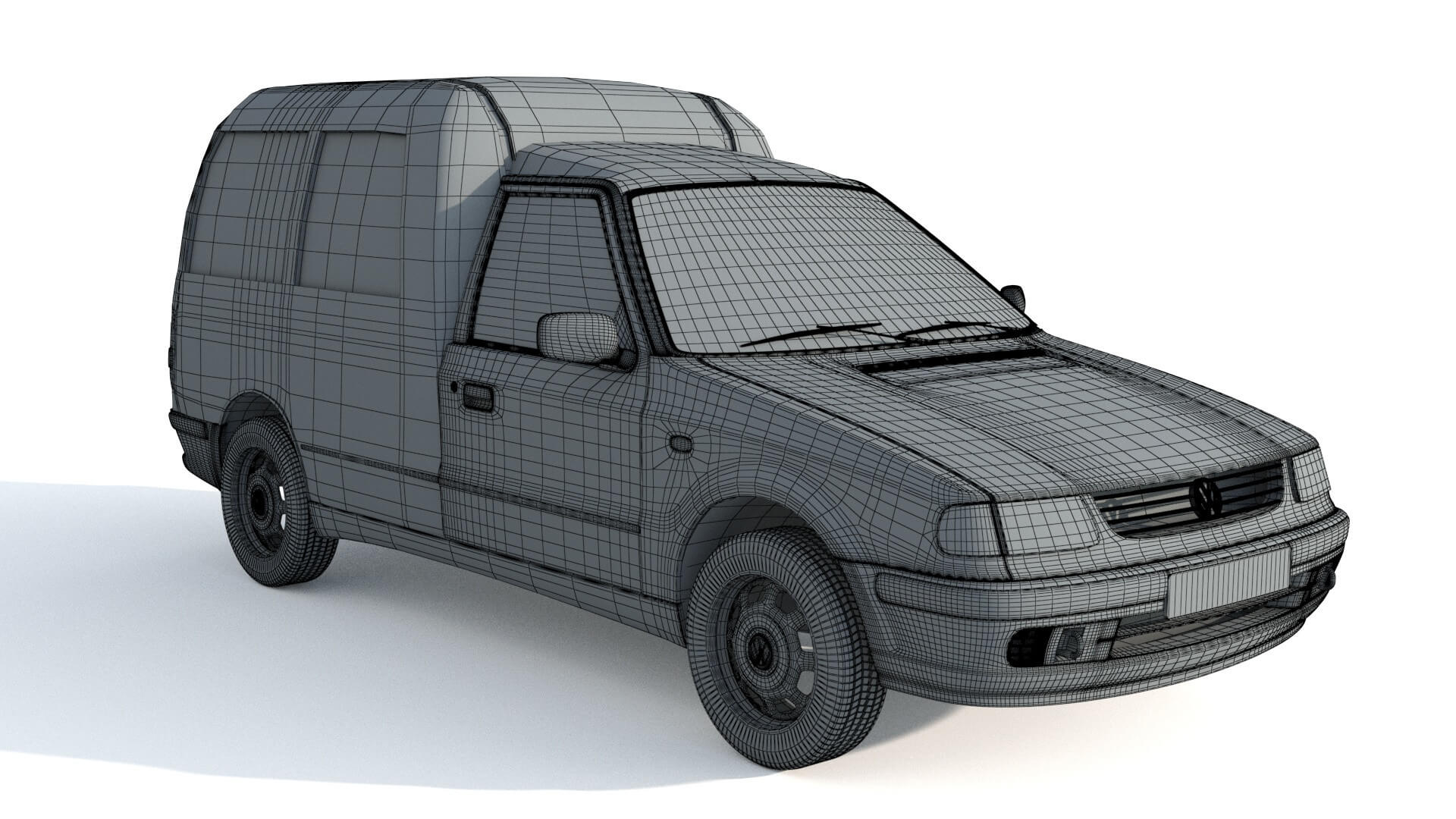Volkswagen Caddy Van MK2 - 3D Model by ferhatkose19