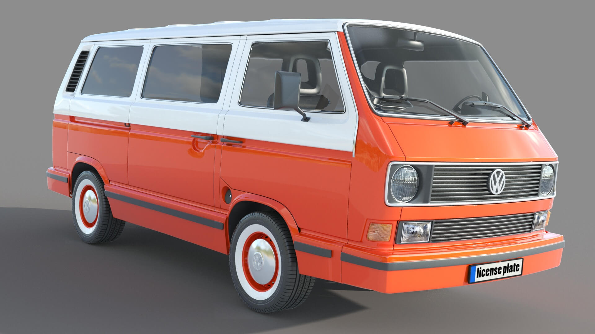 Volkswagen Transporter Passenger Van - 3D Model by ferhatkose19