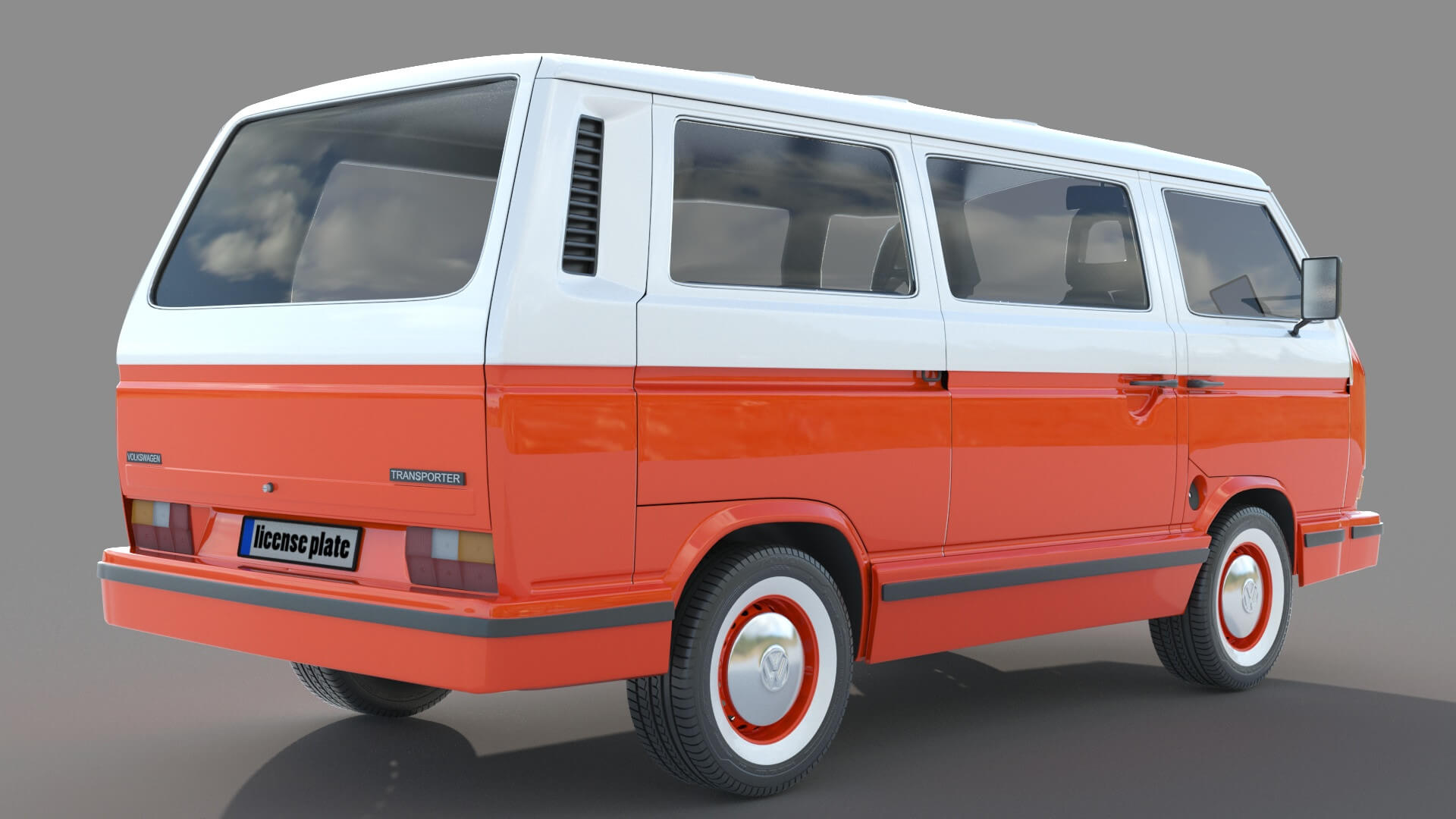 Volkswagen Transporter Passenger Van - 3D Model by ferhatkose19