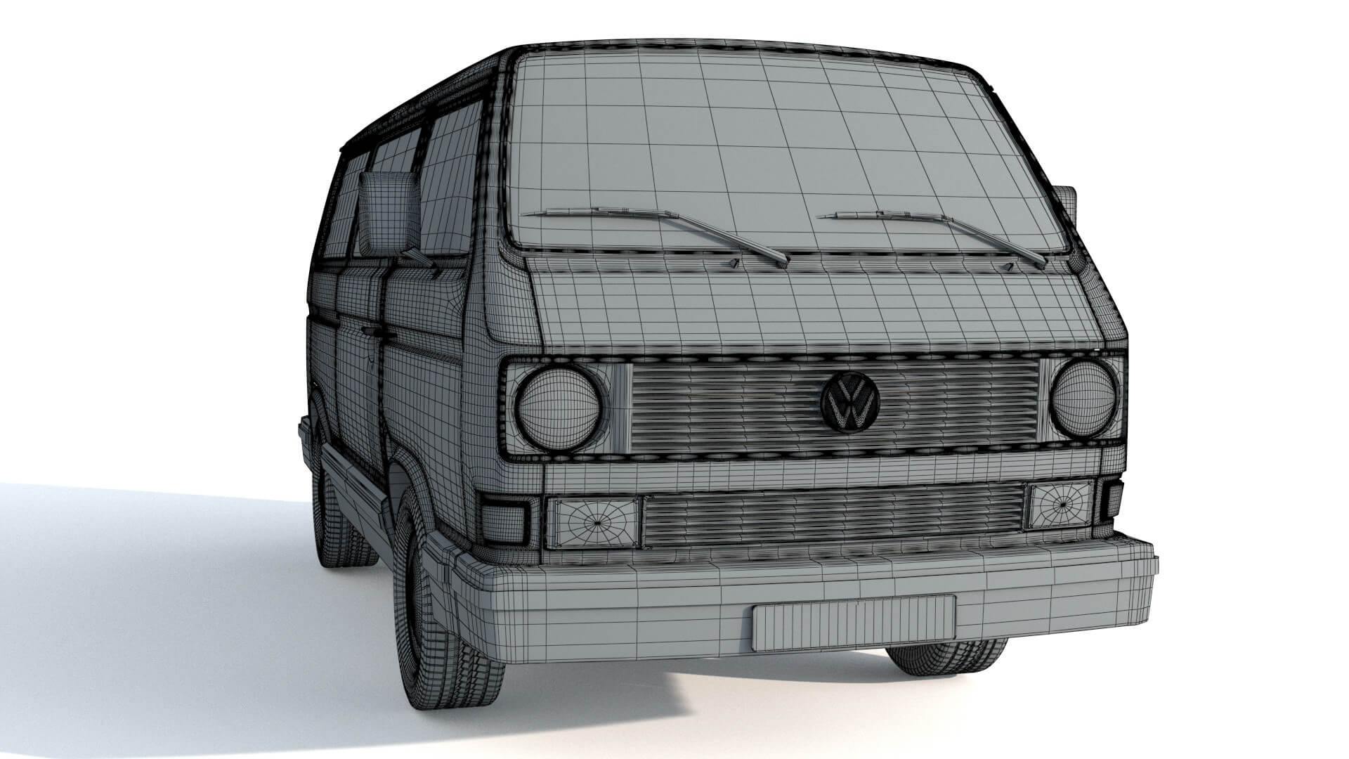 Volkswagen Transporter Passenger Van - 3D Model by ferhatkose19