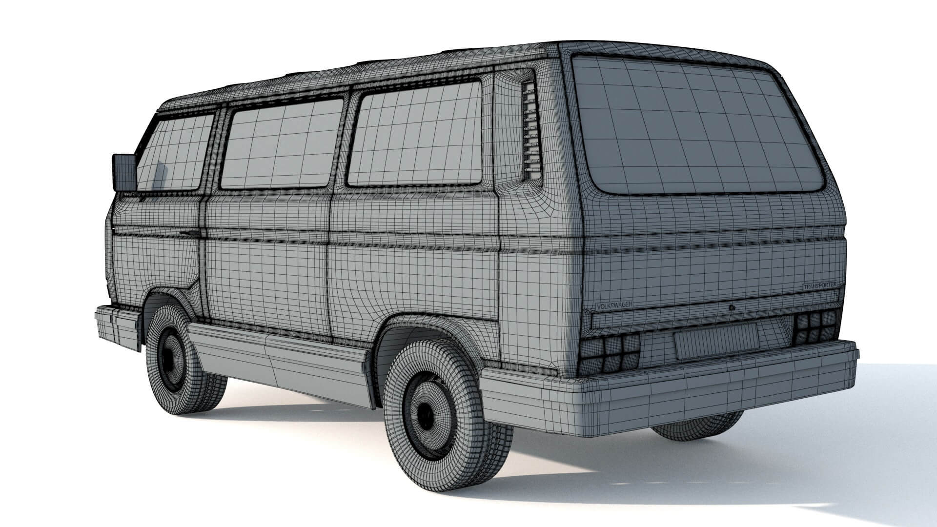Volkswagen Transporter Passenger Van - 3D Model by ferhatkose19
