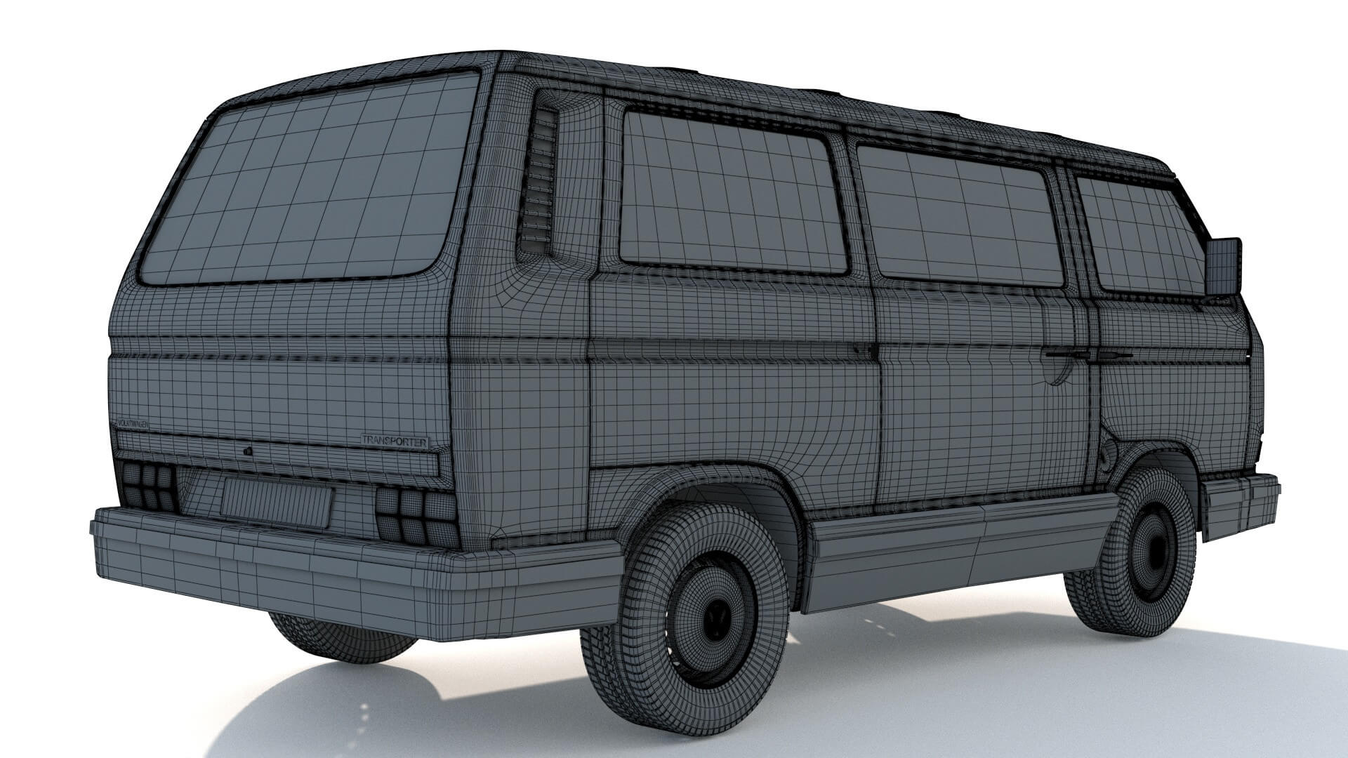 Volkswagen Transporter Passenger Van - 3D Model by ferhatkose19