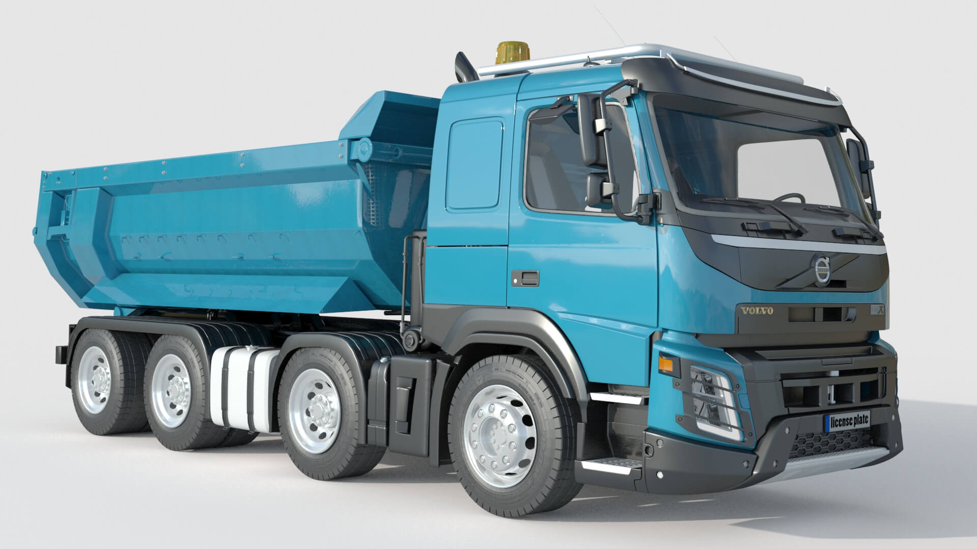 Volvo Fmx 500 8X4 Billencs Dump Truck - 3D Model by ferhatkose19