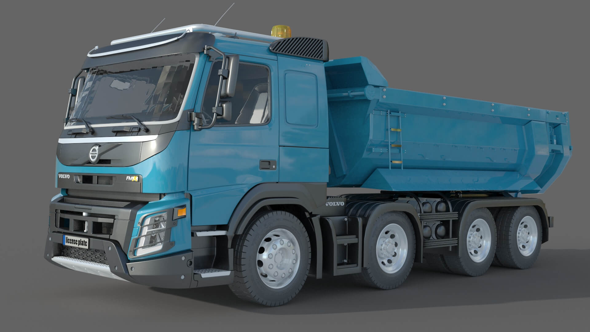 Volvo Fmx 500 8X4 Billencs Dump Truck - 3D Model by ferhatkose19