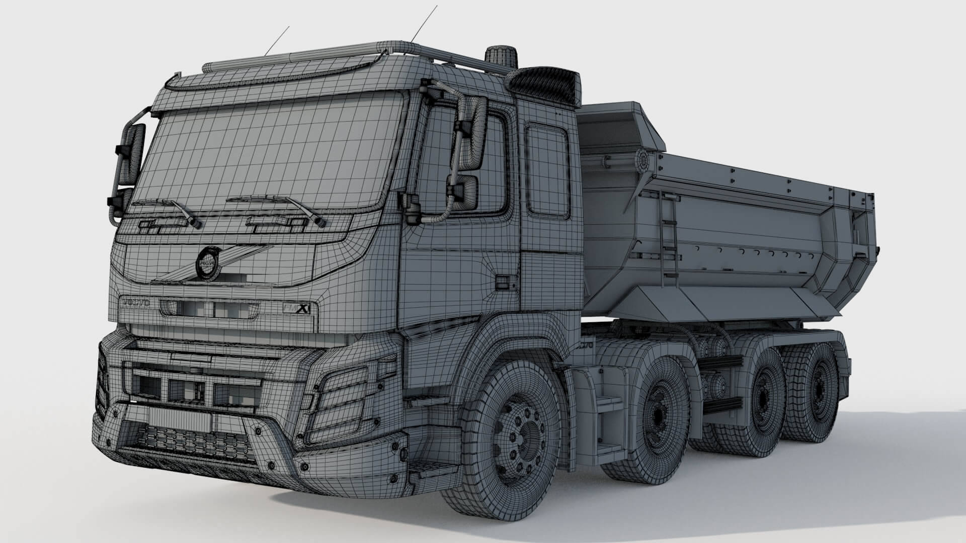 Volvo Fmx 500 8X4 Billencs Dump Truck - 3D Model by ferhatkose19