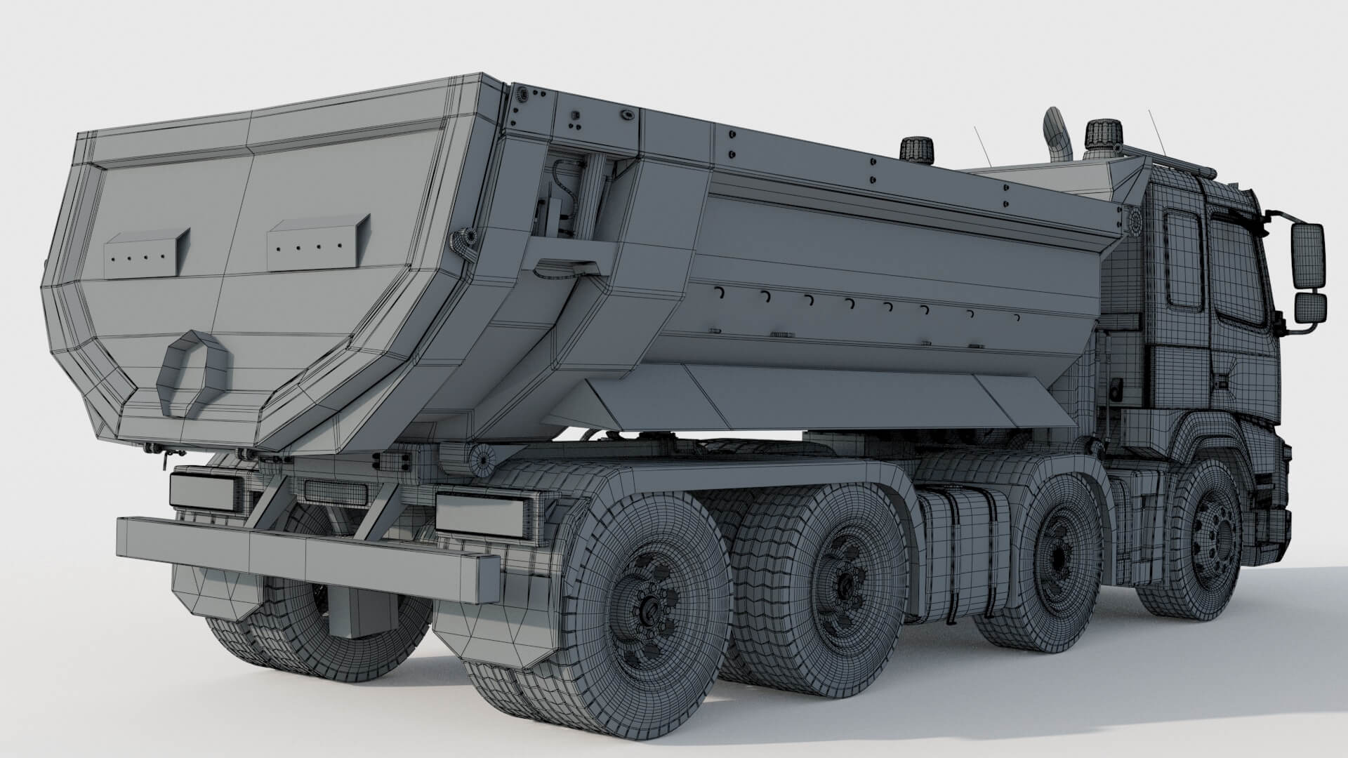 Volvo Fmx 500 8X4 Billencs Dump Truck - 3D Model by ferhatkose19