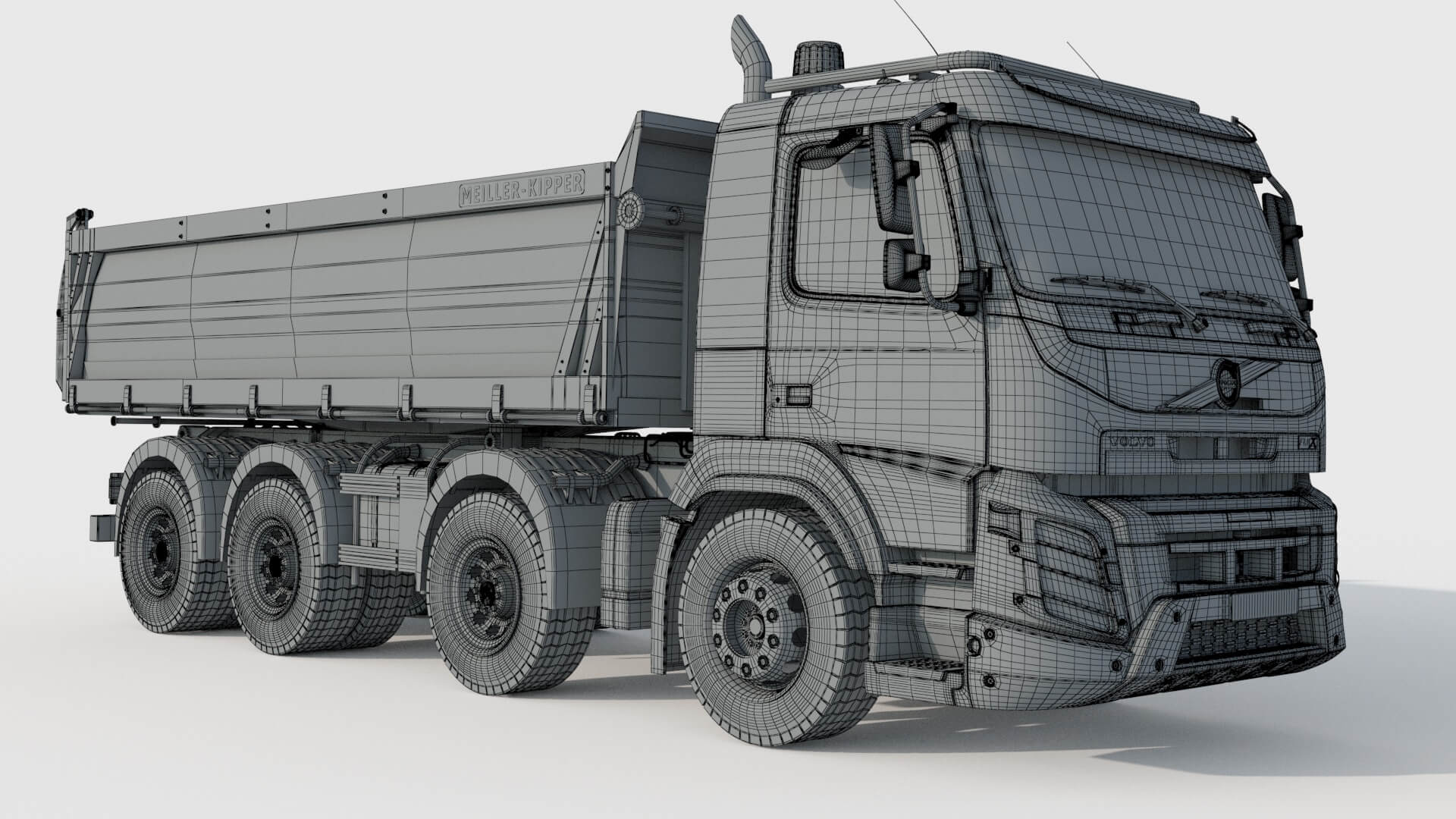 Volvo FMX 500 Billencs Dump Truck - 3D Model by ferhatkose19