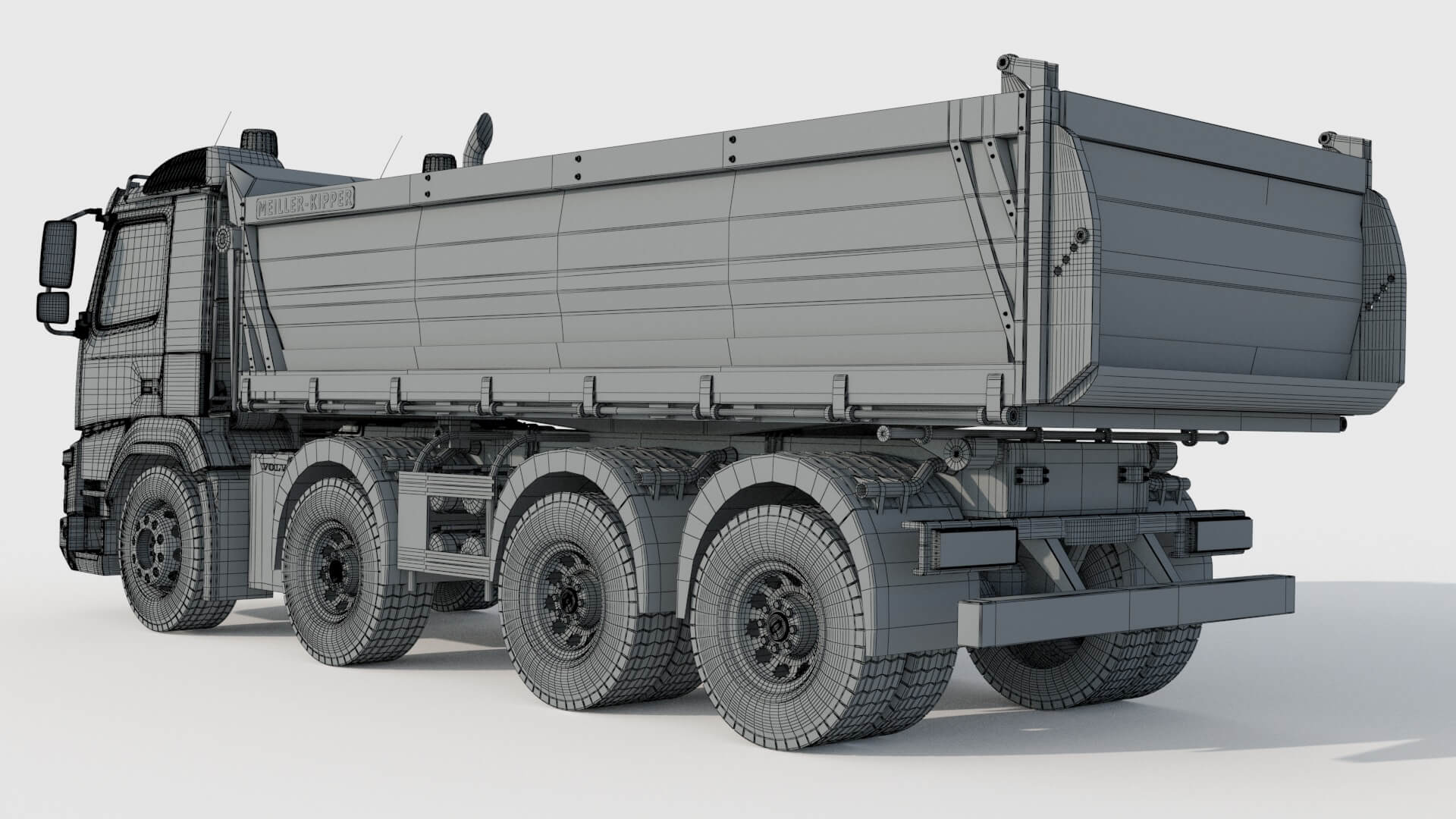 Volvo FMX 500 Billencs Dump Truck - 3D Model by ferhatkose19