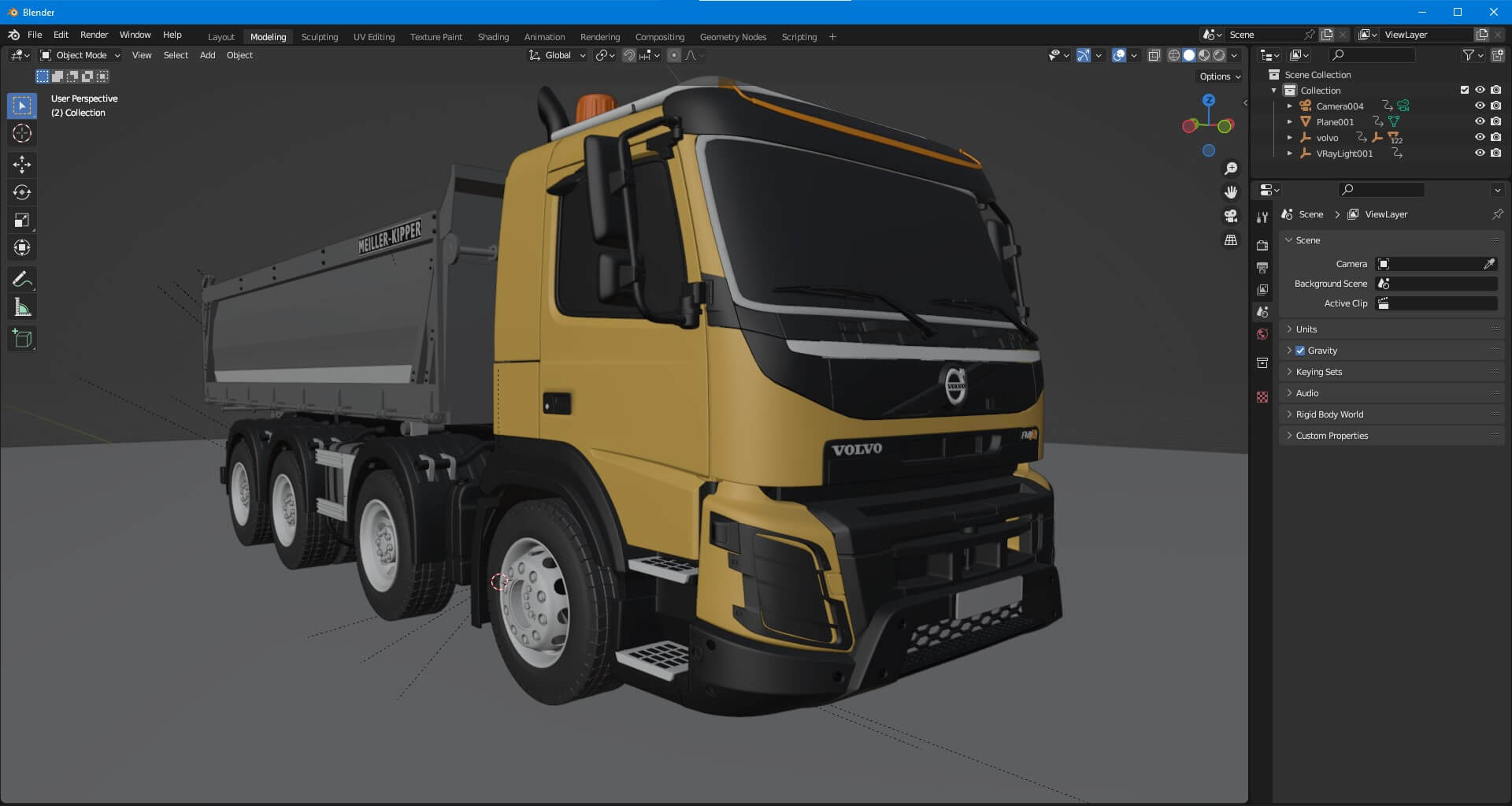 Volvo FMX 500 Billencs Dump Truck - 3D Model by ferhatkose19