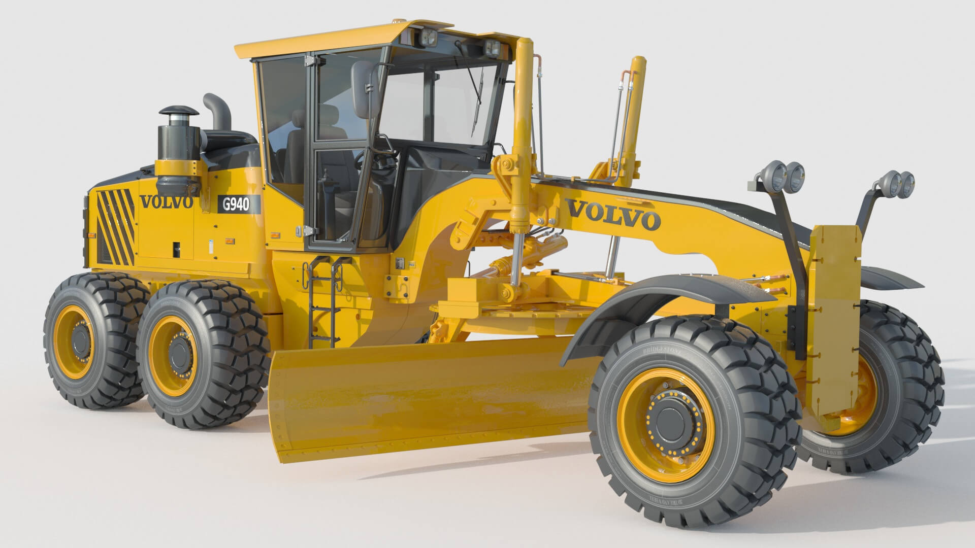 Volvo G940 Grader - 3D Model by ferhatkose19