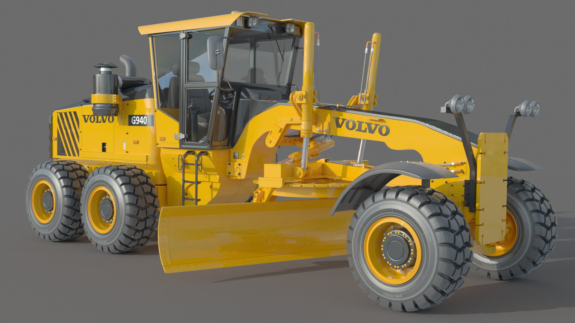 Volvo G940 Grader - 3D Model by ferhatkose19