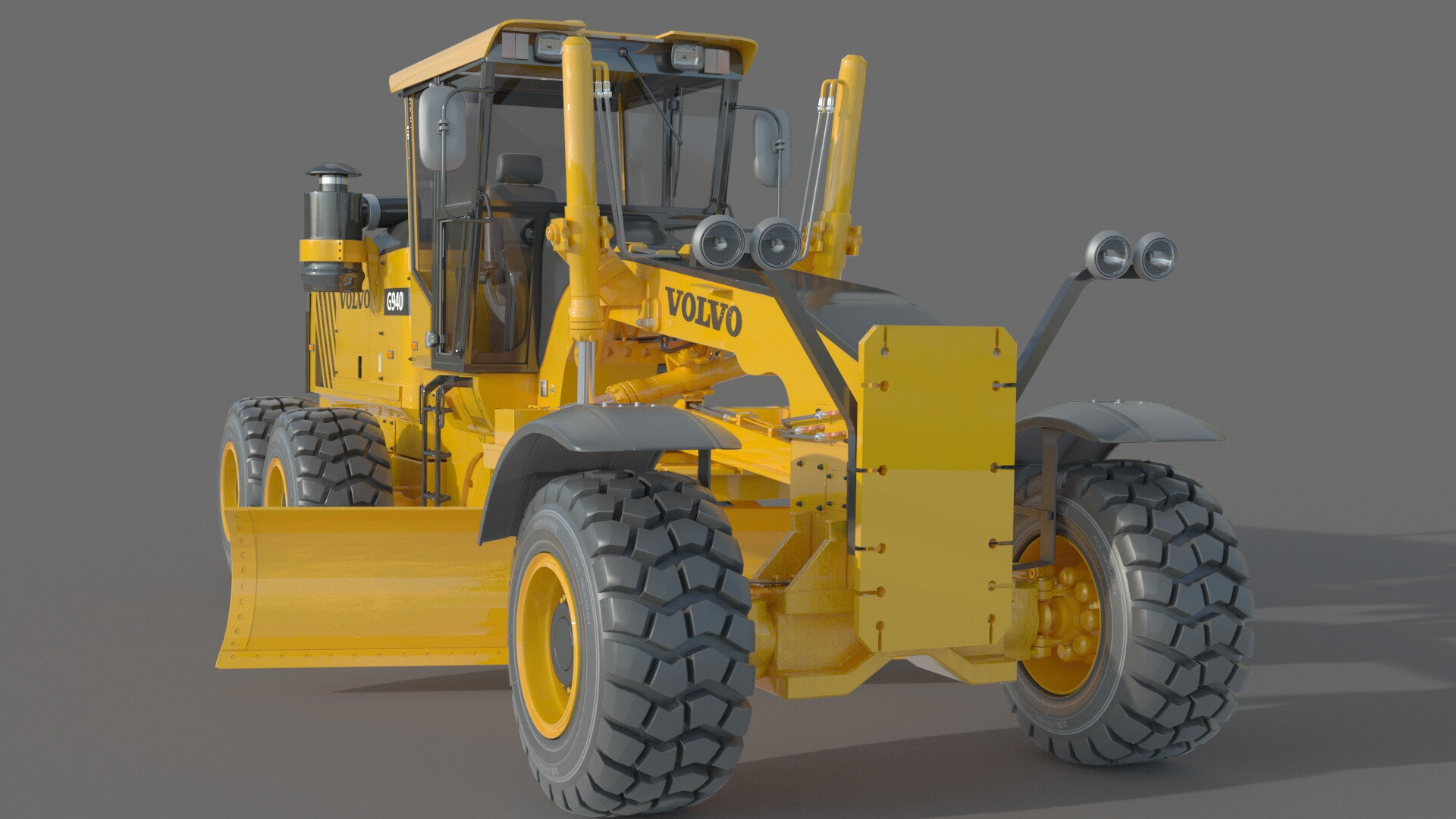 Volvo G940 Grader - 3D Model by ferhatkose19