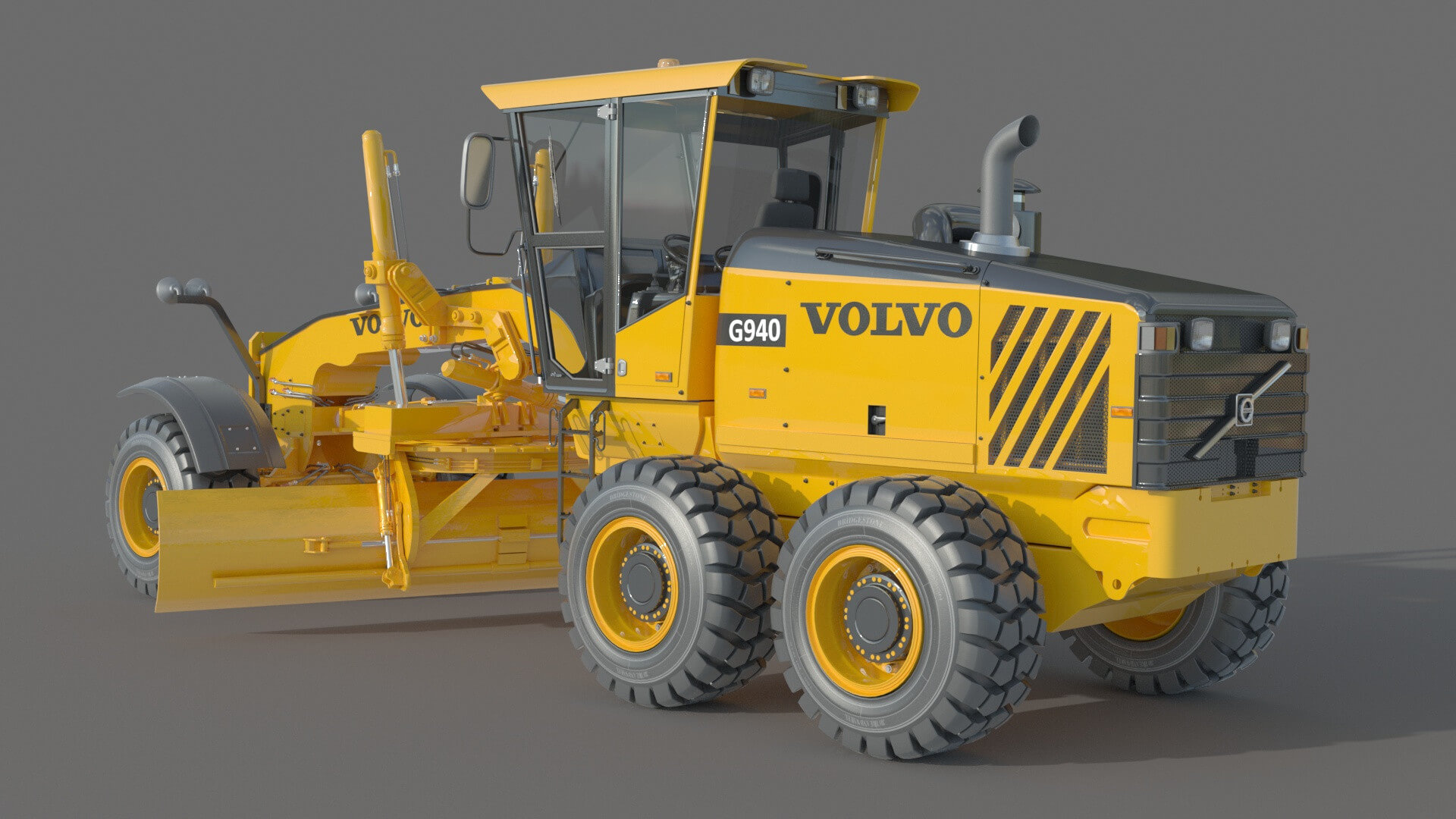 Volvo G940 Grader - 3D Model by ferhatkose19