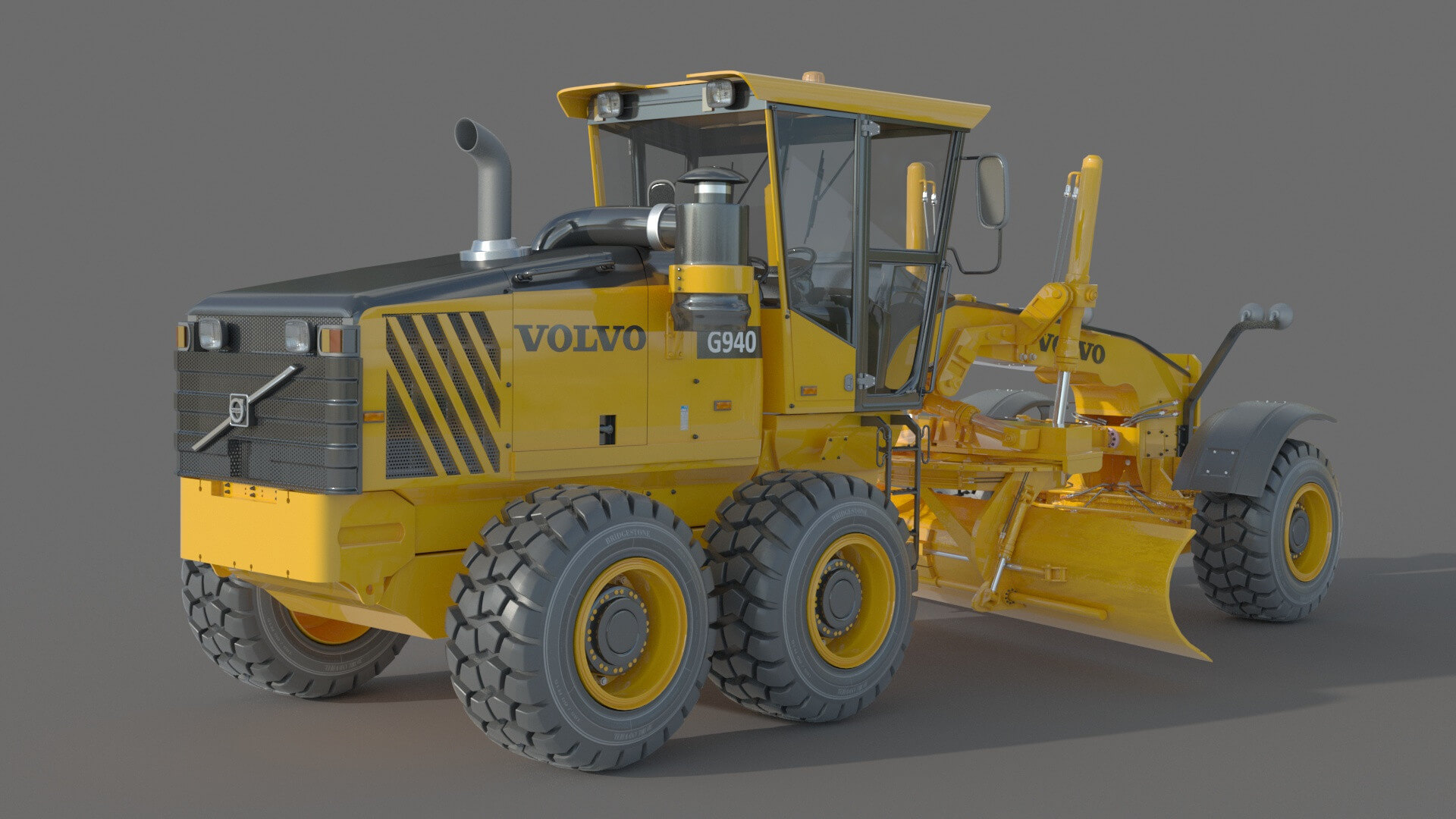 Volvo G940 Grader - 3D Model by ferhatkose19