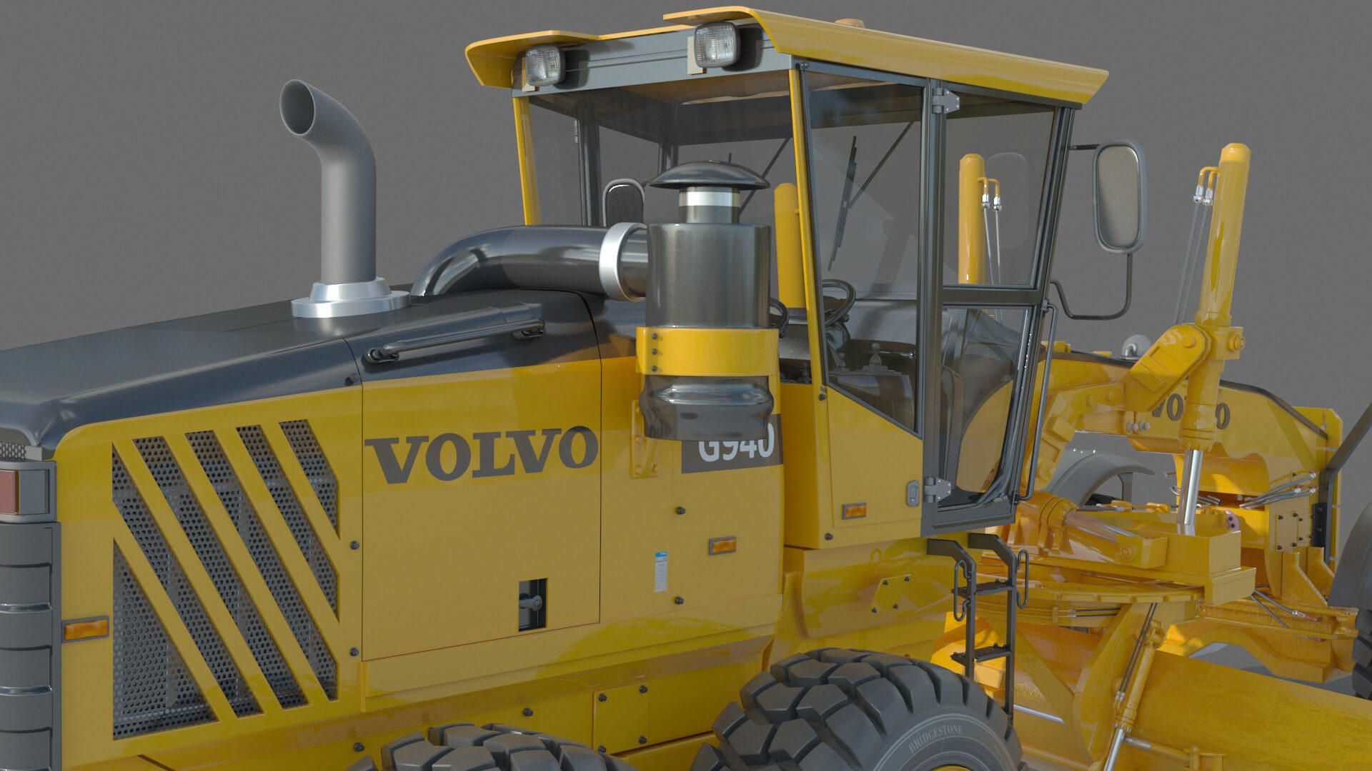 Volvo G940 Grader - 3D Model by ferhatkose19