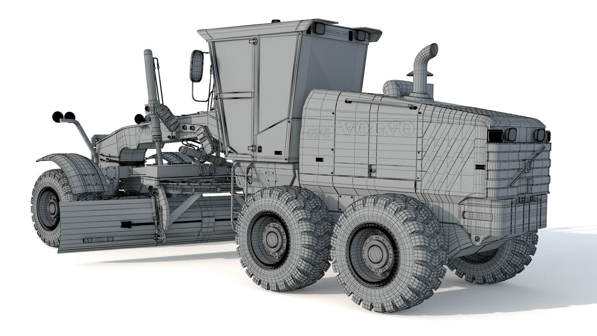 Volvo G940 Grader - 3D Model by ferhatkose19