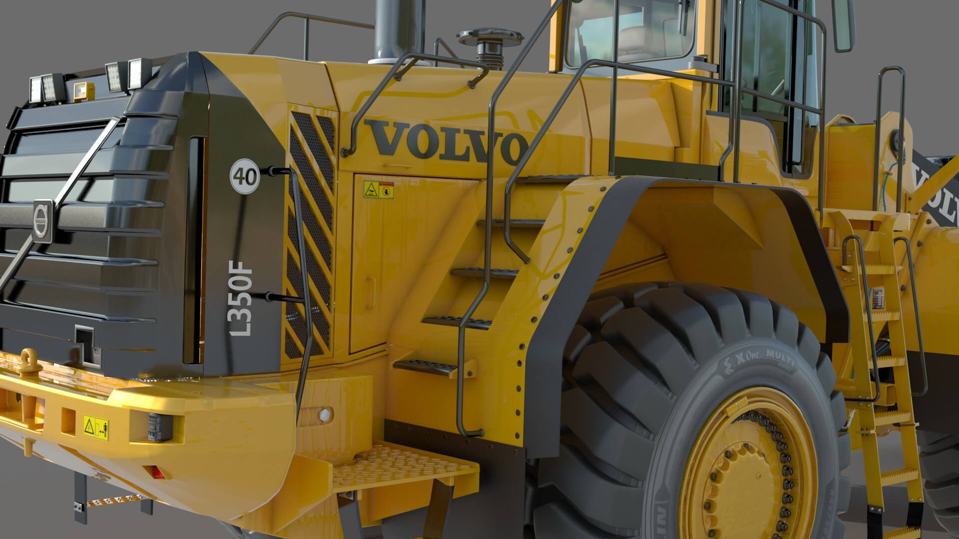 Volvo L350F Wheel Loader - 3D Model by ferhatkose19