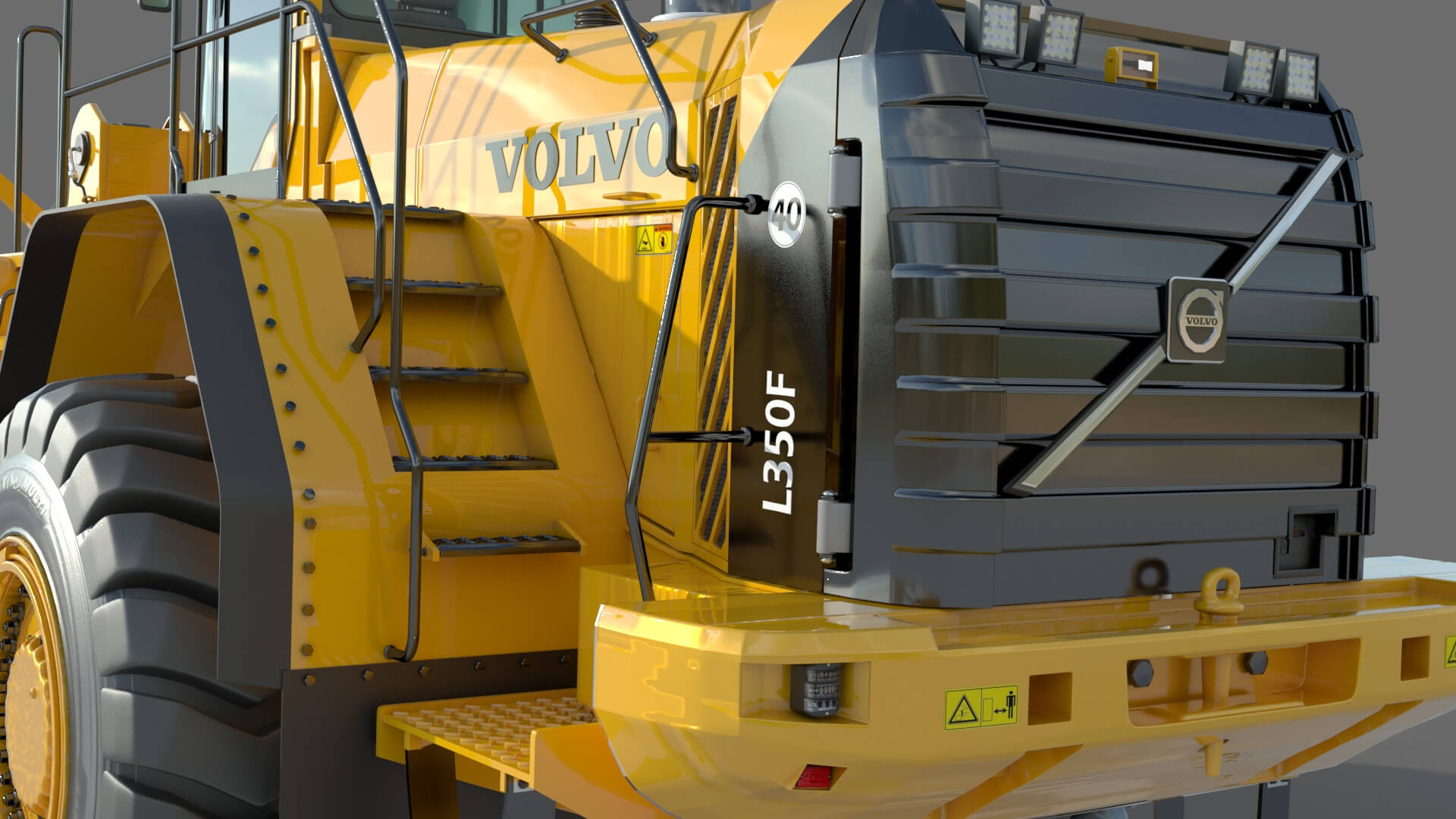 Volvo L350F Wheel Loader - 3D Model by ferhatkose19