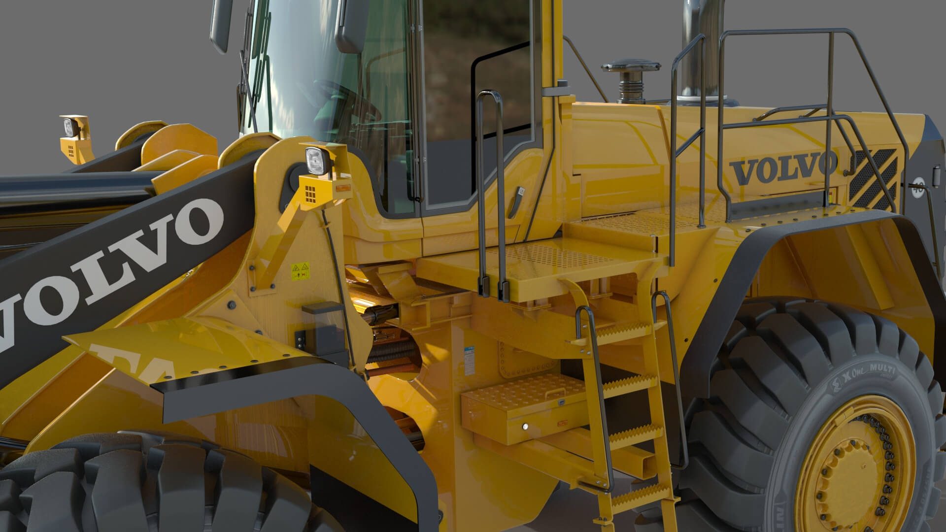 Volvo L350F Wheel Loader - 3D Model by ferhatkose19