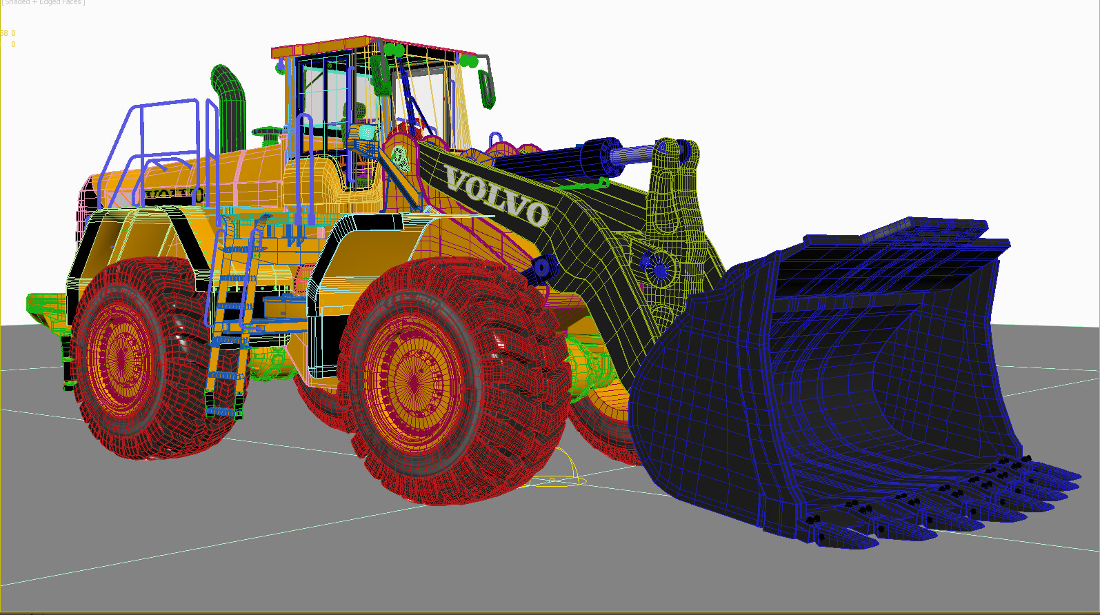 Volvo L350F Wheel Loader - 3D Model by ferhatkose19