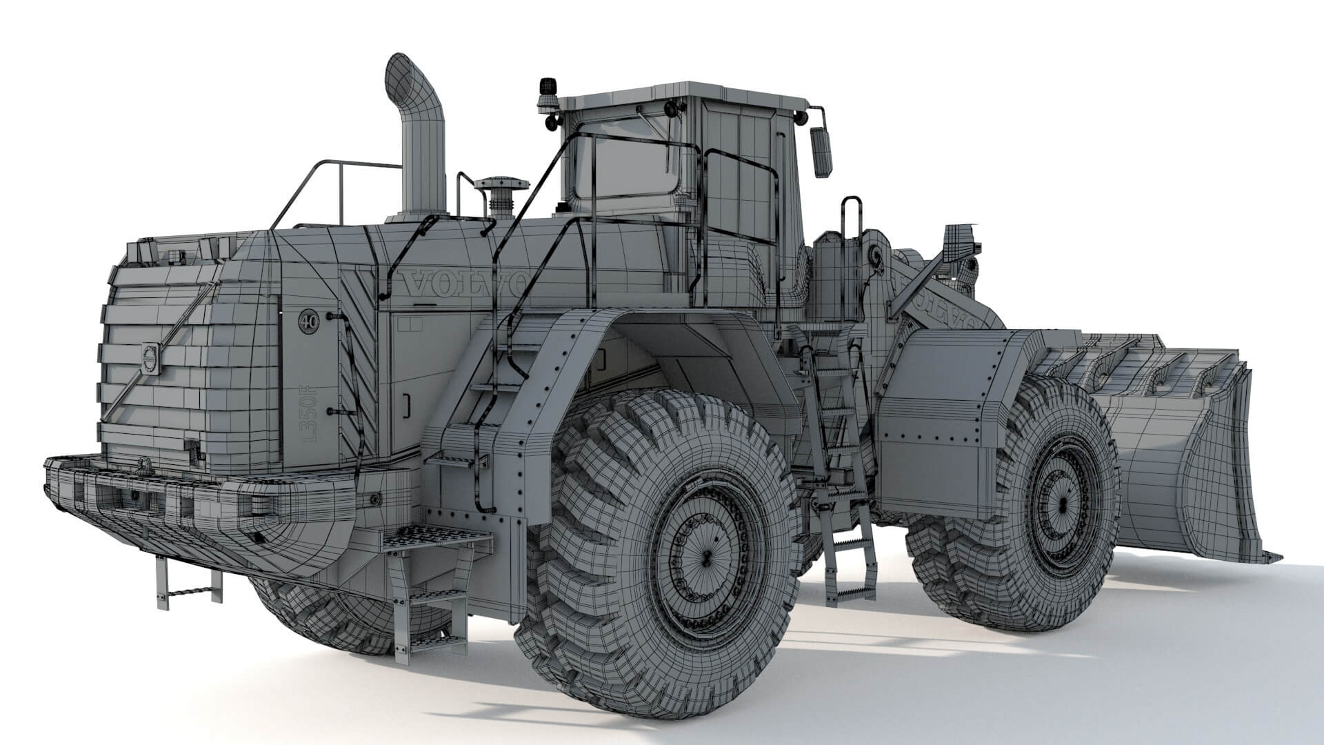 Volvo L350F Wheel Loader - 3D Model by ferhatkose19