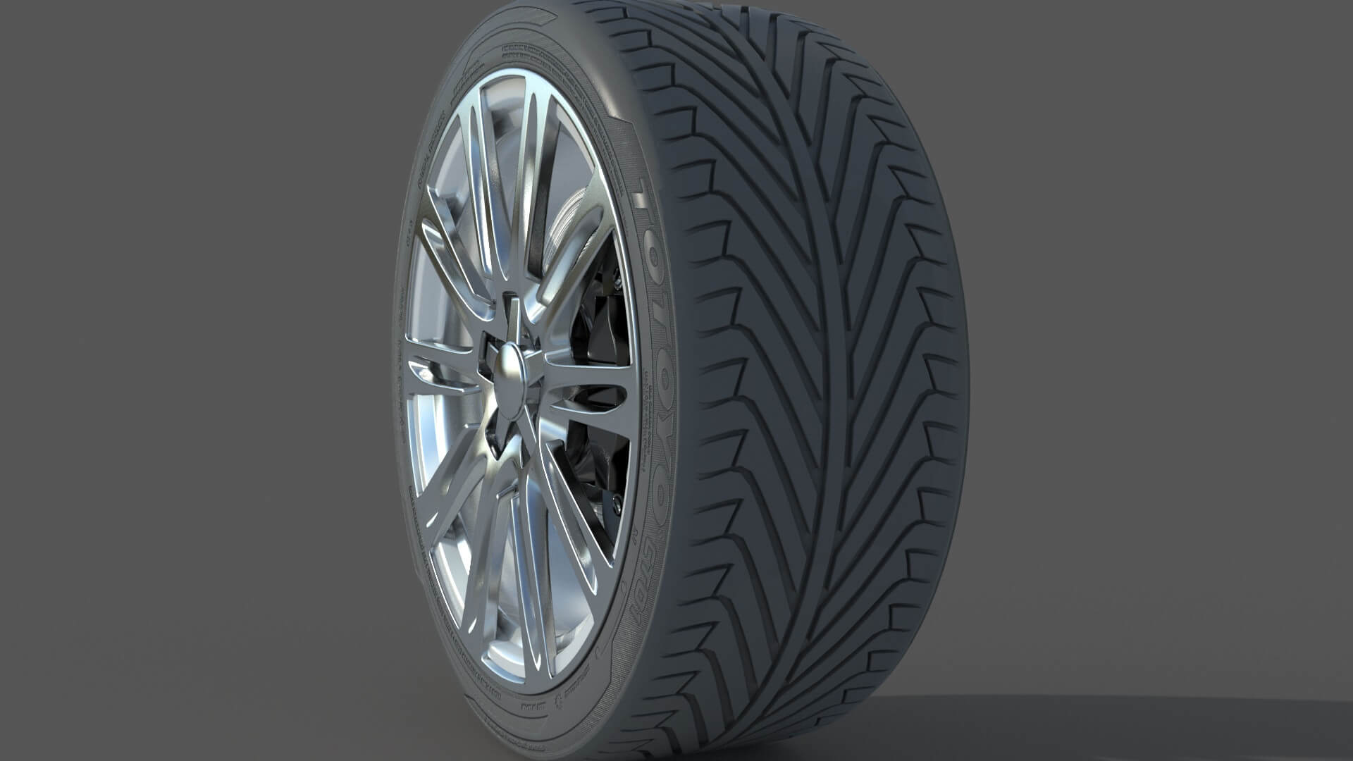 Wheel and Tire 22 - 3D Model by ferhatkose19