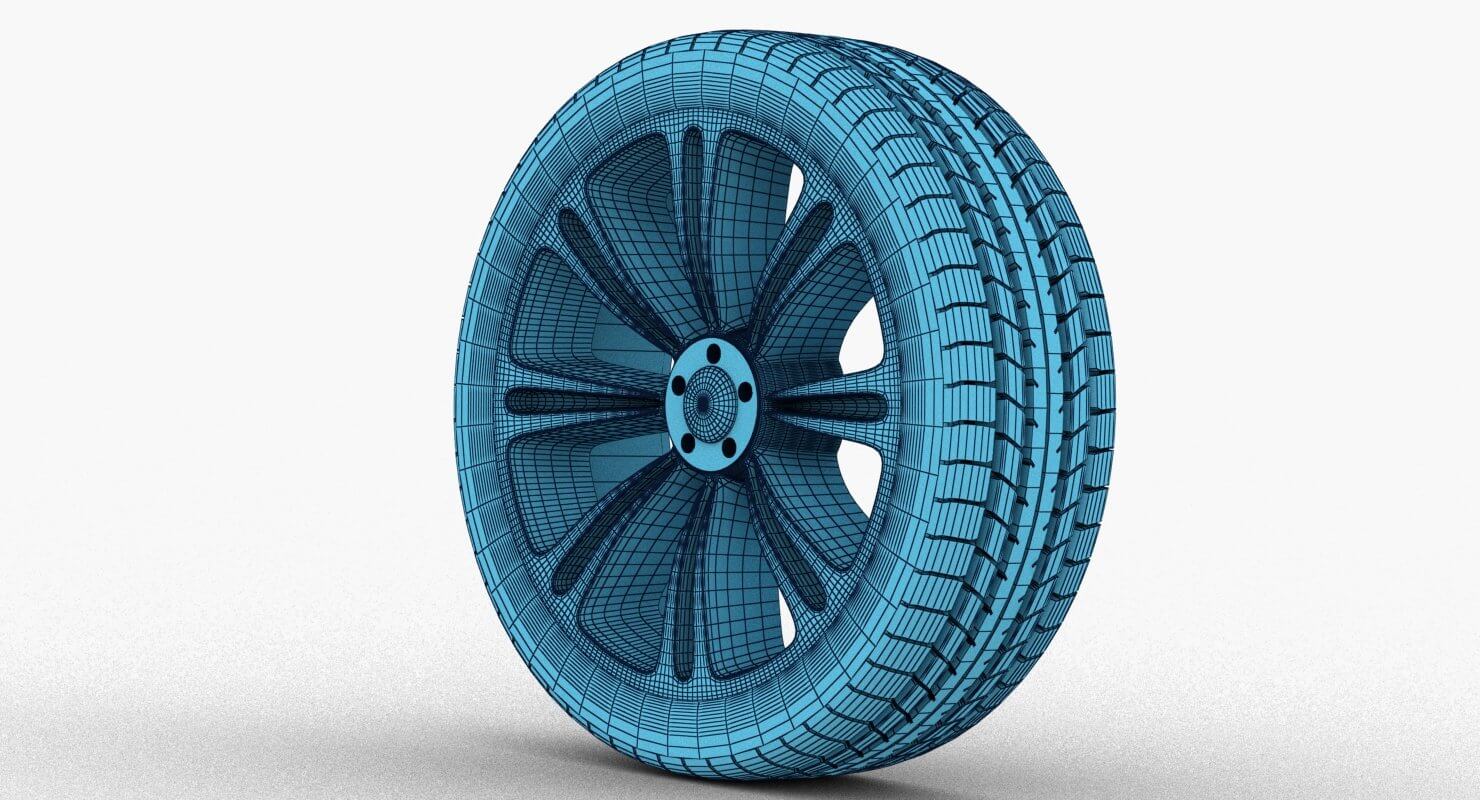 Wheel Car Rim - 3D Model by ferhatkose19