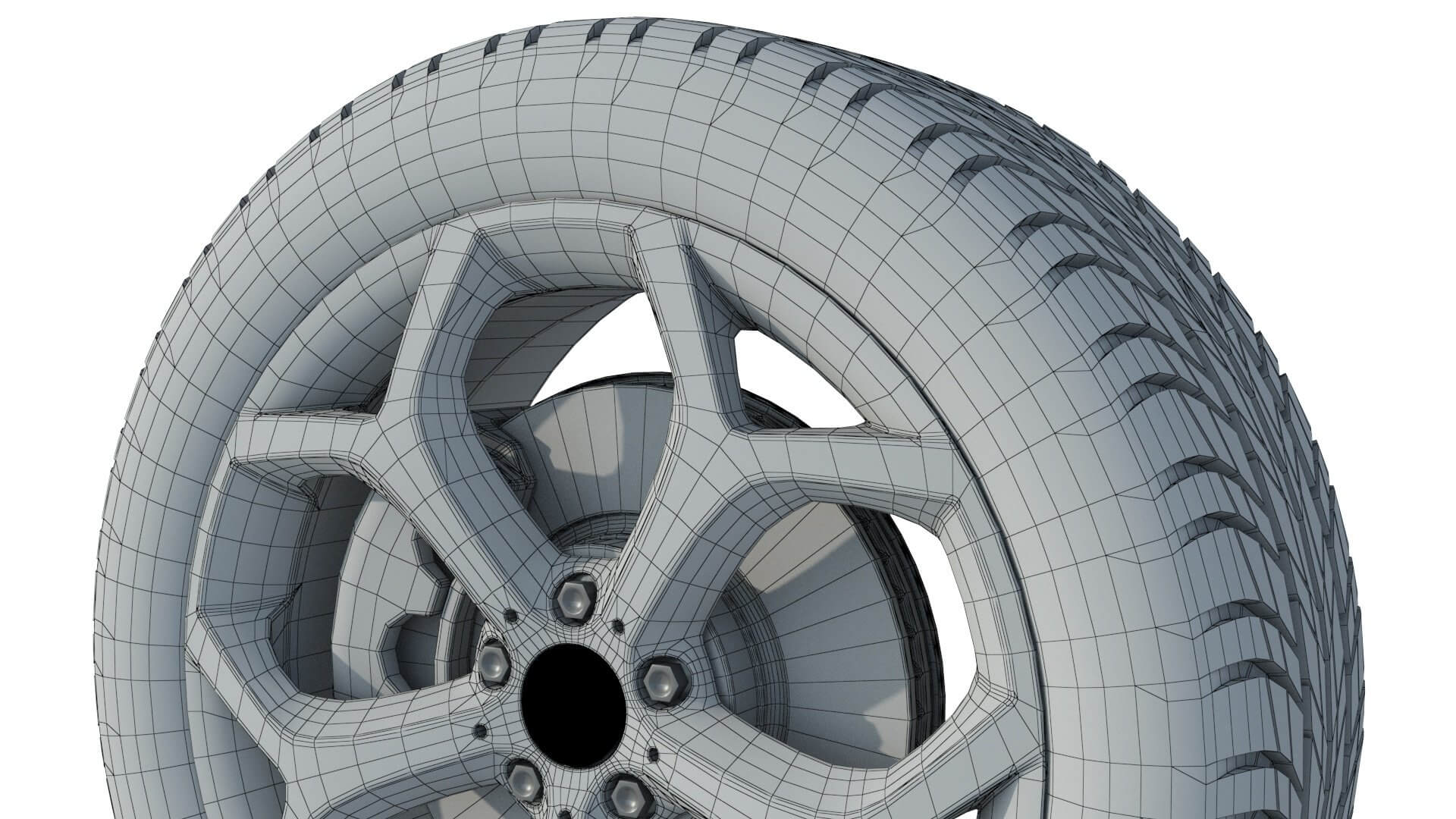 Wheel Rim Tire 20 - 3D Model by ferhatkose19