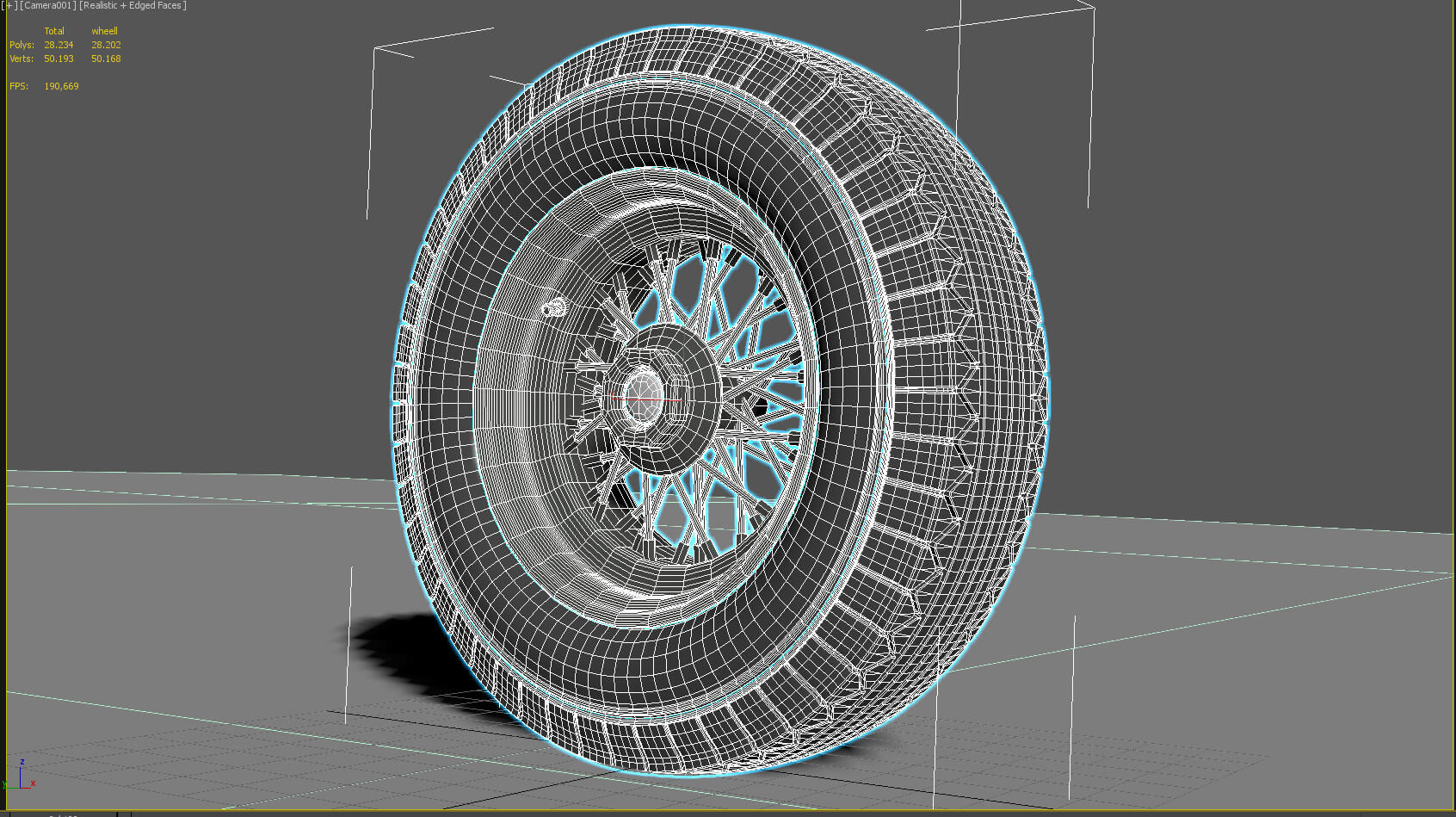 Wheel Rim Tire 23 - 3D Model by ferhatkose19